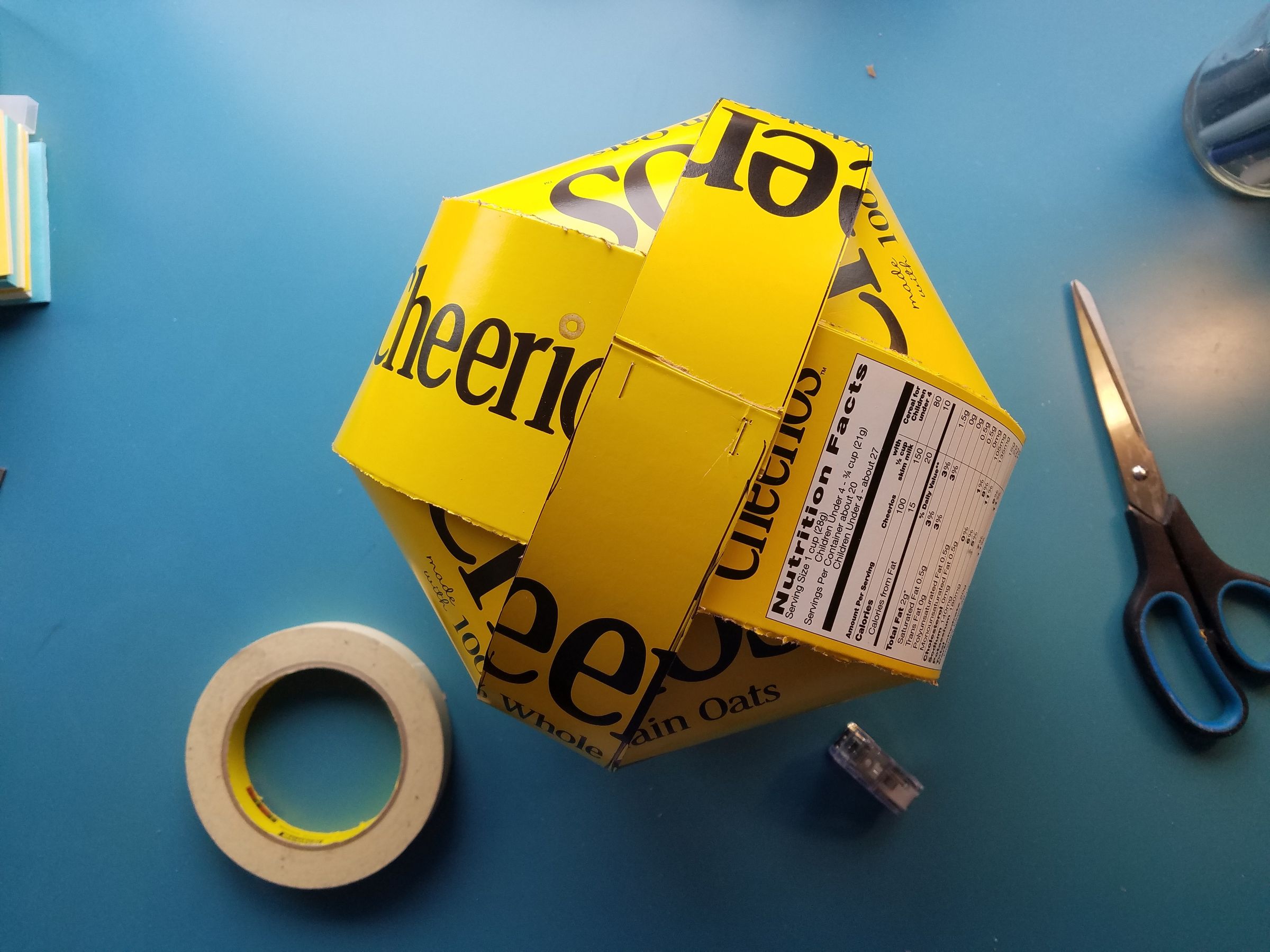 Super Simple Cereal Box Viking Helmet : 5 Steps (with Pictures ...