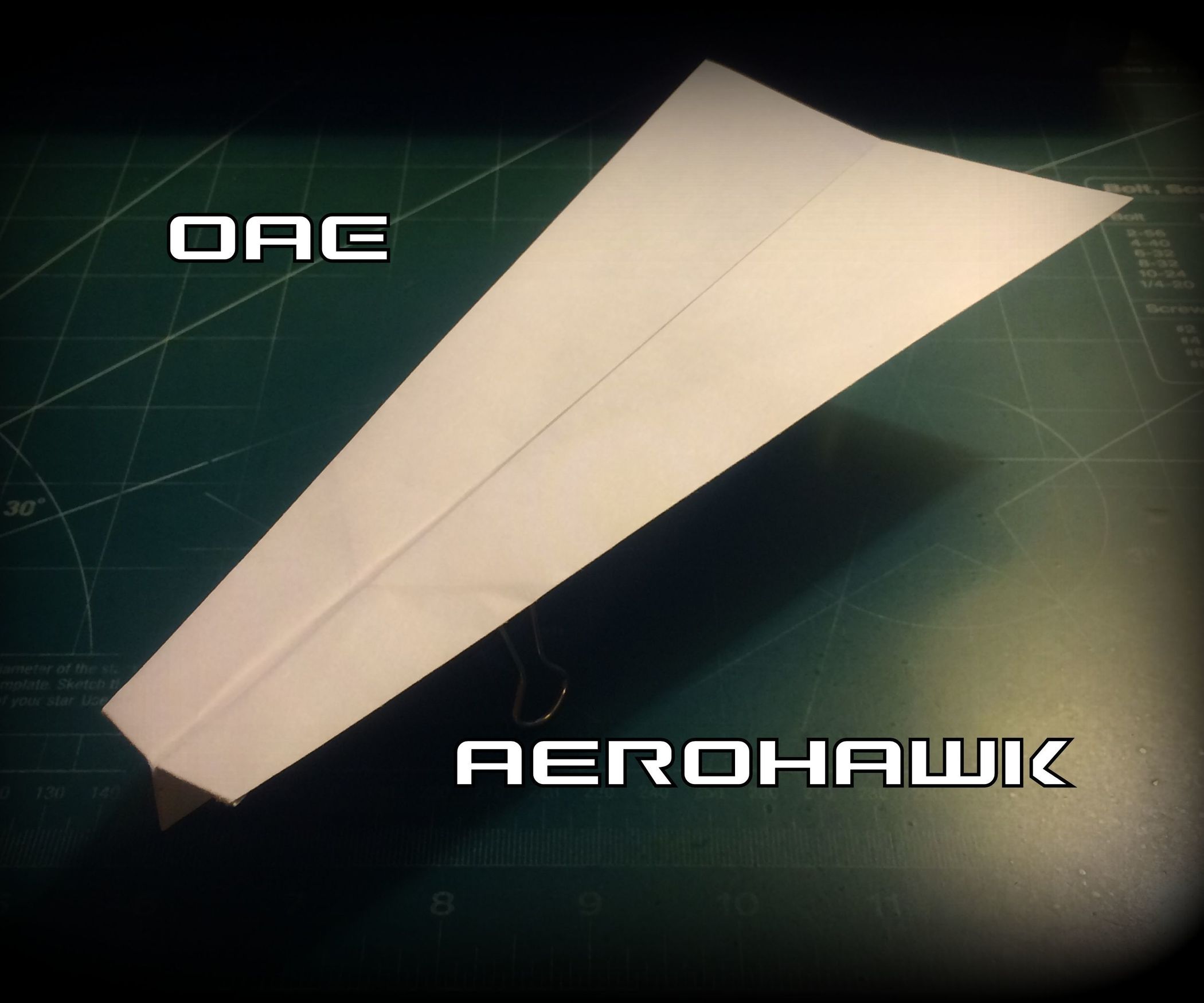 How to Make the Aerohawk Paper Airplane : 5 Steps - Instructables