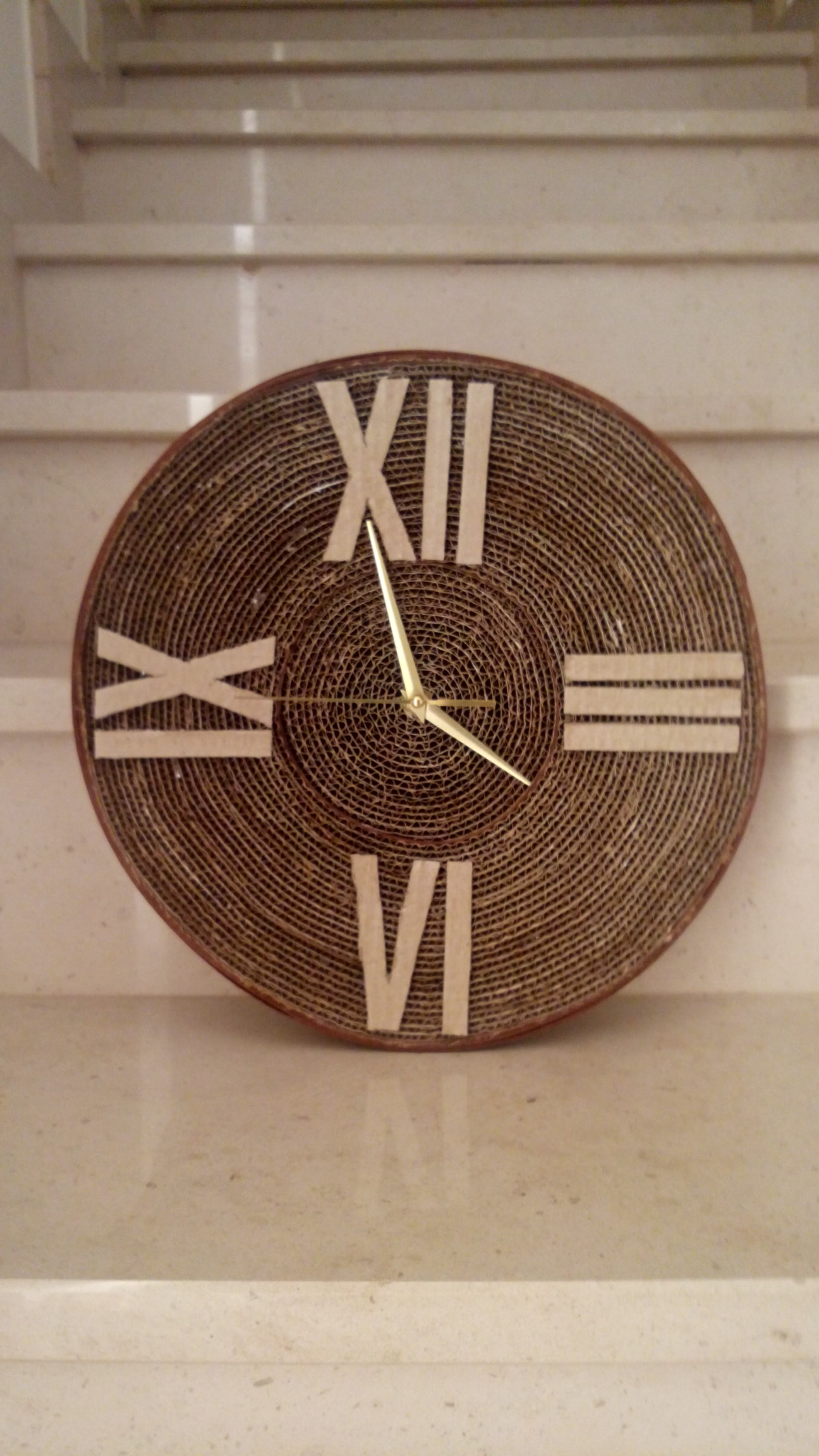 Cardboard Wall Clock : 12 Steps (with Pictures) - Instructables