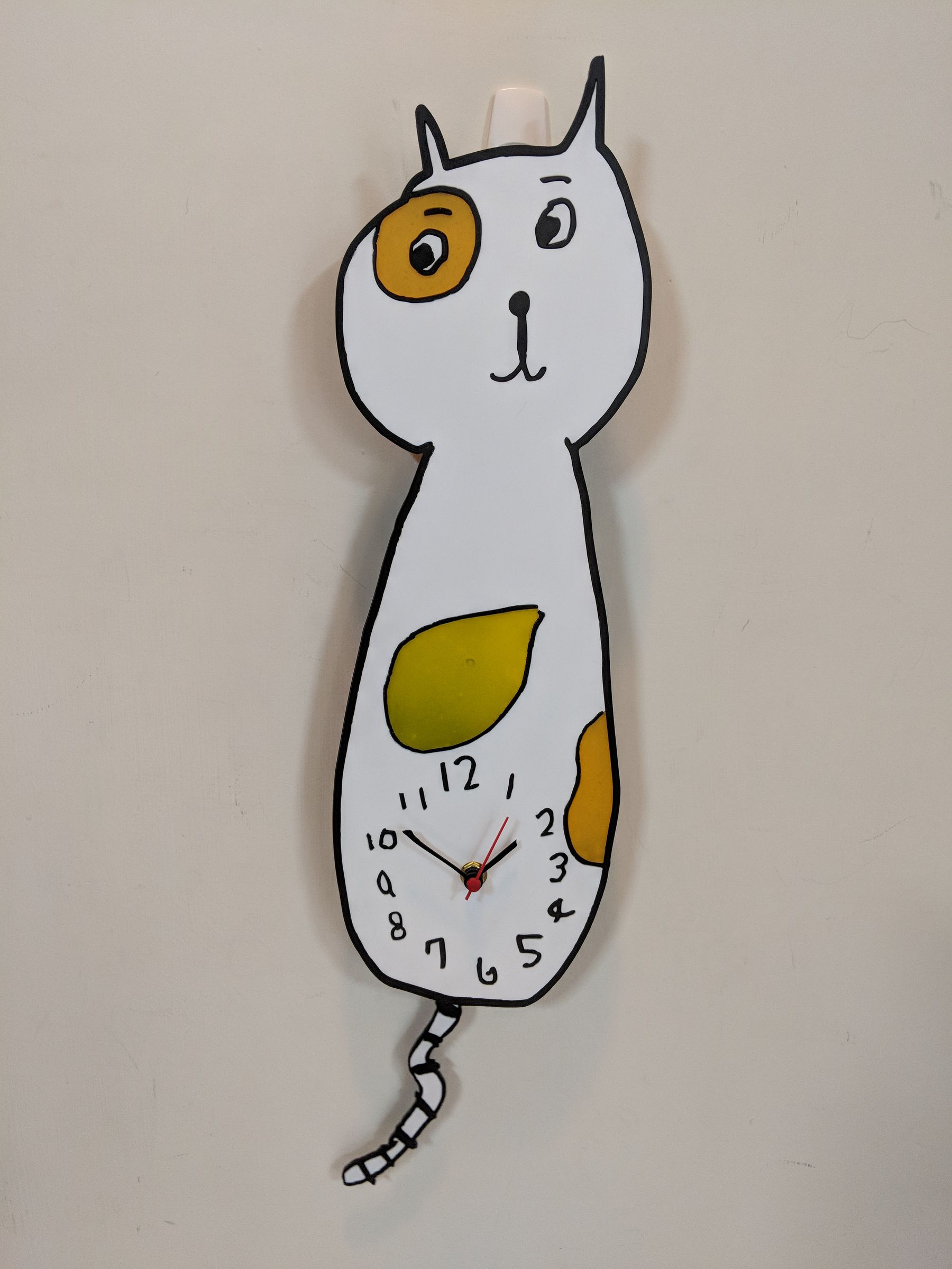 Turn Kids' Drawing Cat Clock Into Reality (with Swinging Tail) : 9 ...