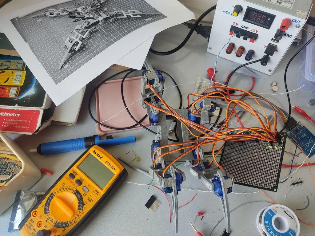 [DIY] Spider Robot(Quad Robot, Quadruped) : 14 Steps (with Pictures ...