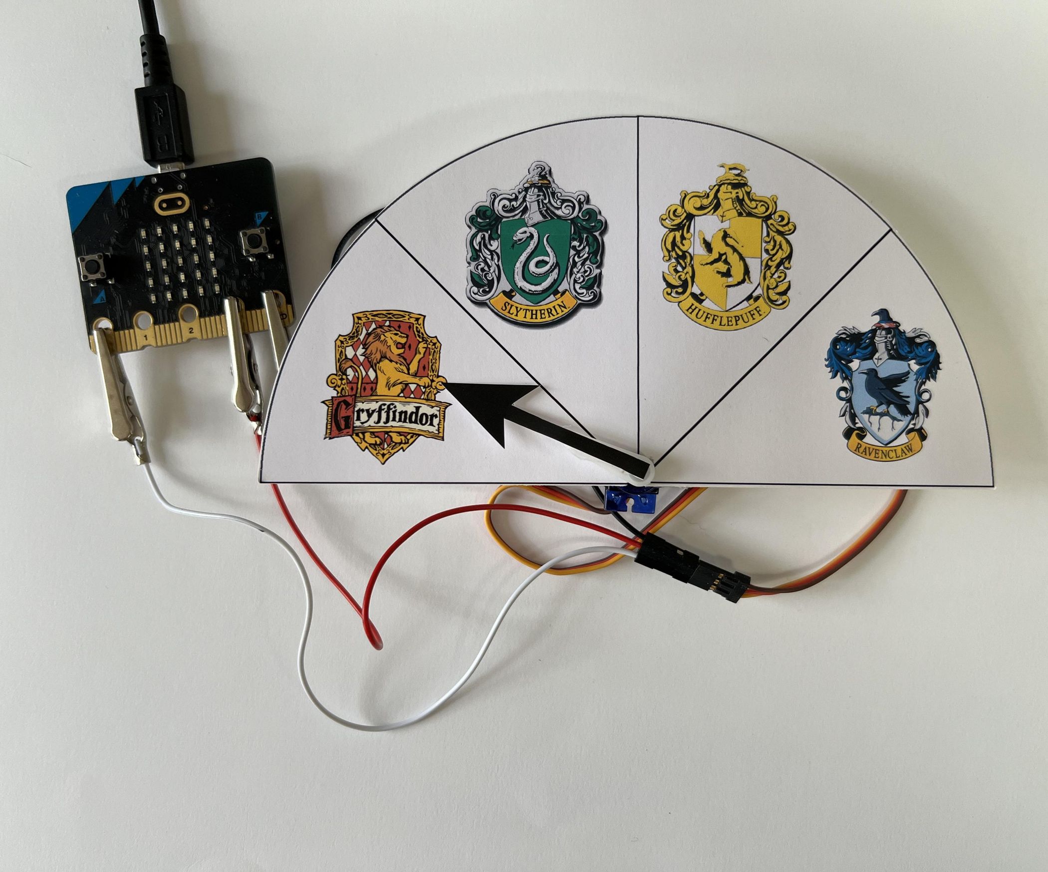 Random Servo Position With Micro:bit and Paper Playground : 14 Steps ...