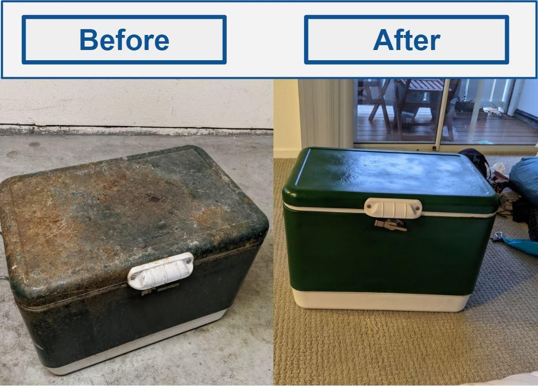 Classic Cooler Salvaged From Dumpster & Restored! : 7 Steps (with ...