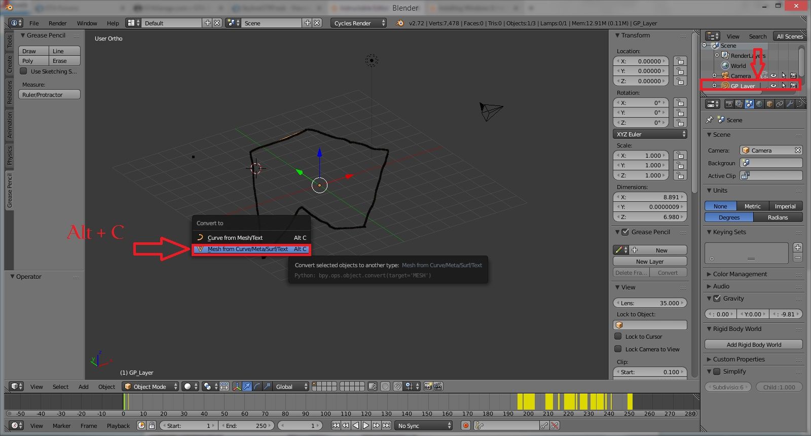 Model a Logo in Blender 3D : 10 Steps - Instructables