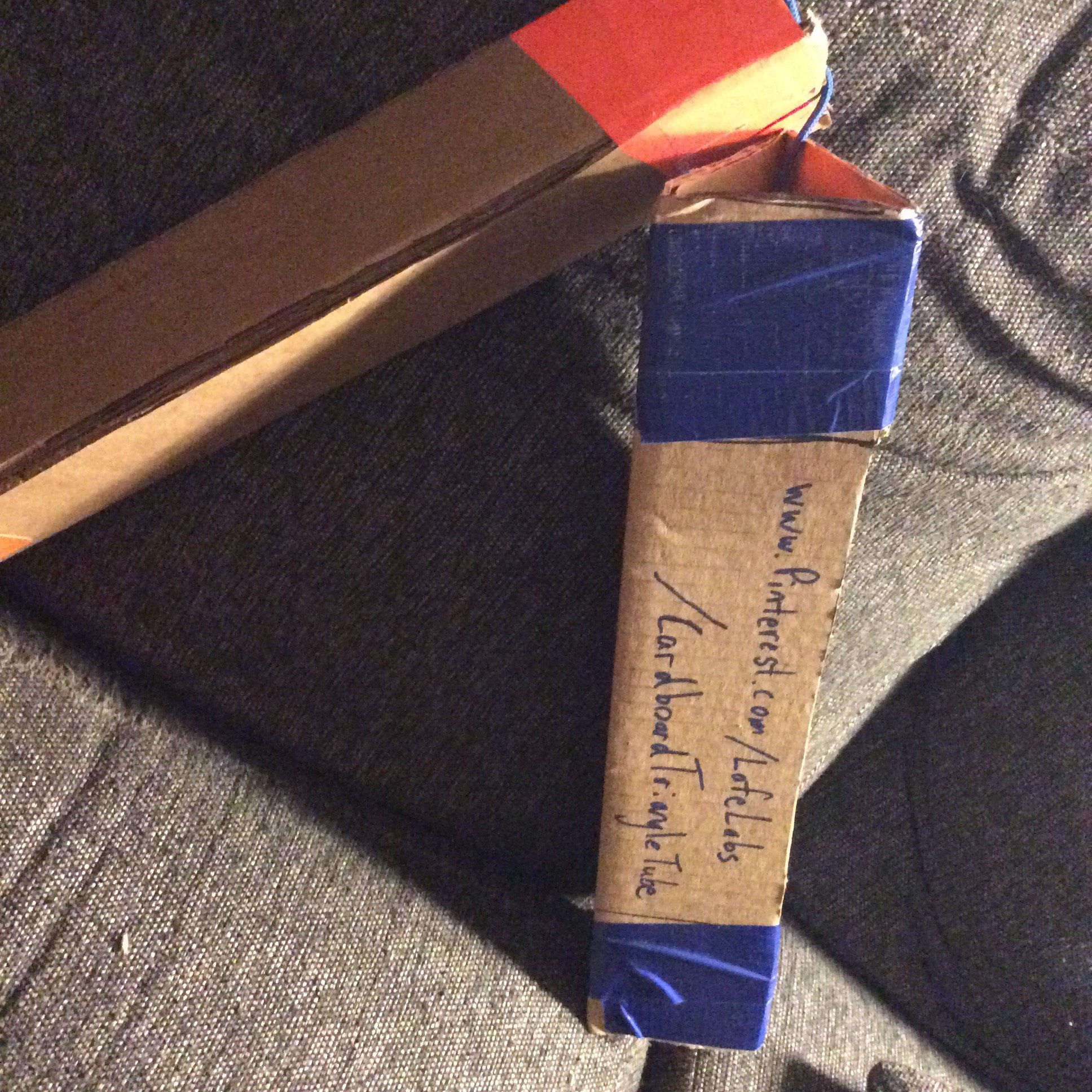 Cardboard Triangle Tube : 5 Steps (with Pictures) - Instructables