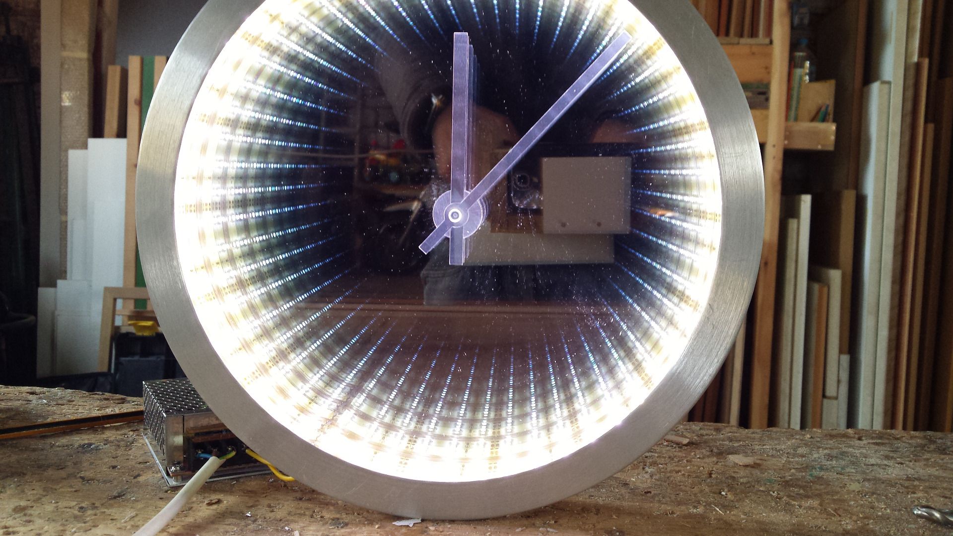 Infinity Mirror Clock Making : 5 Steps (with Pictures) - Instructables