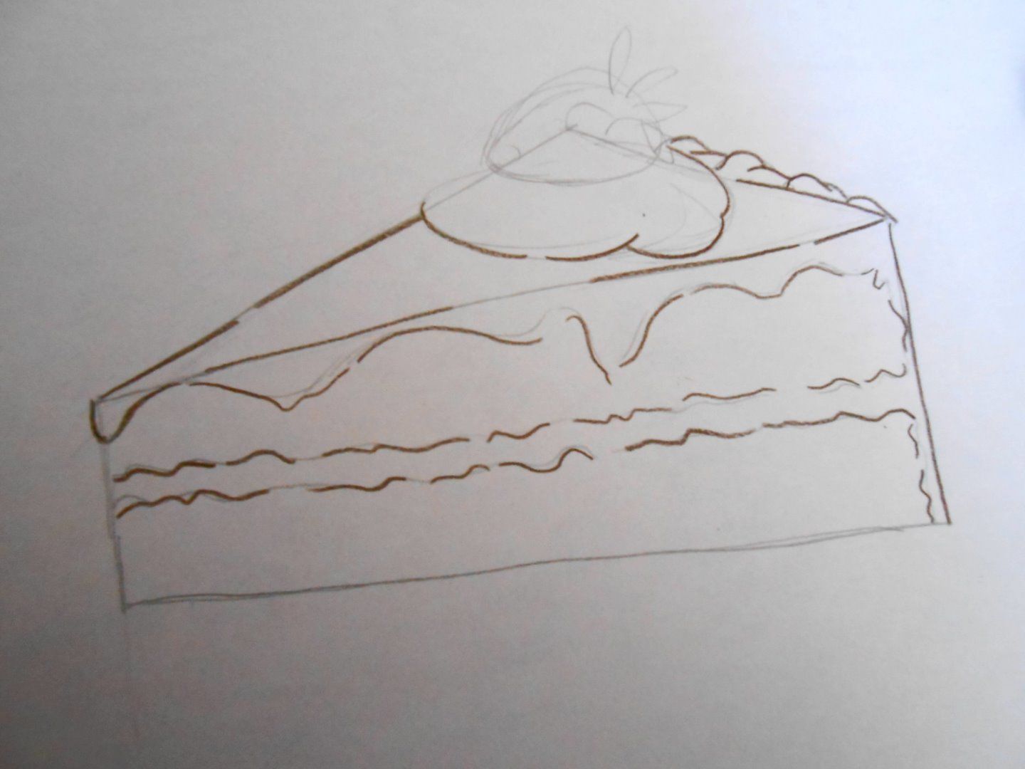 How to Draw a Kawaii Cake Slice : 9 Steps - Instructables