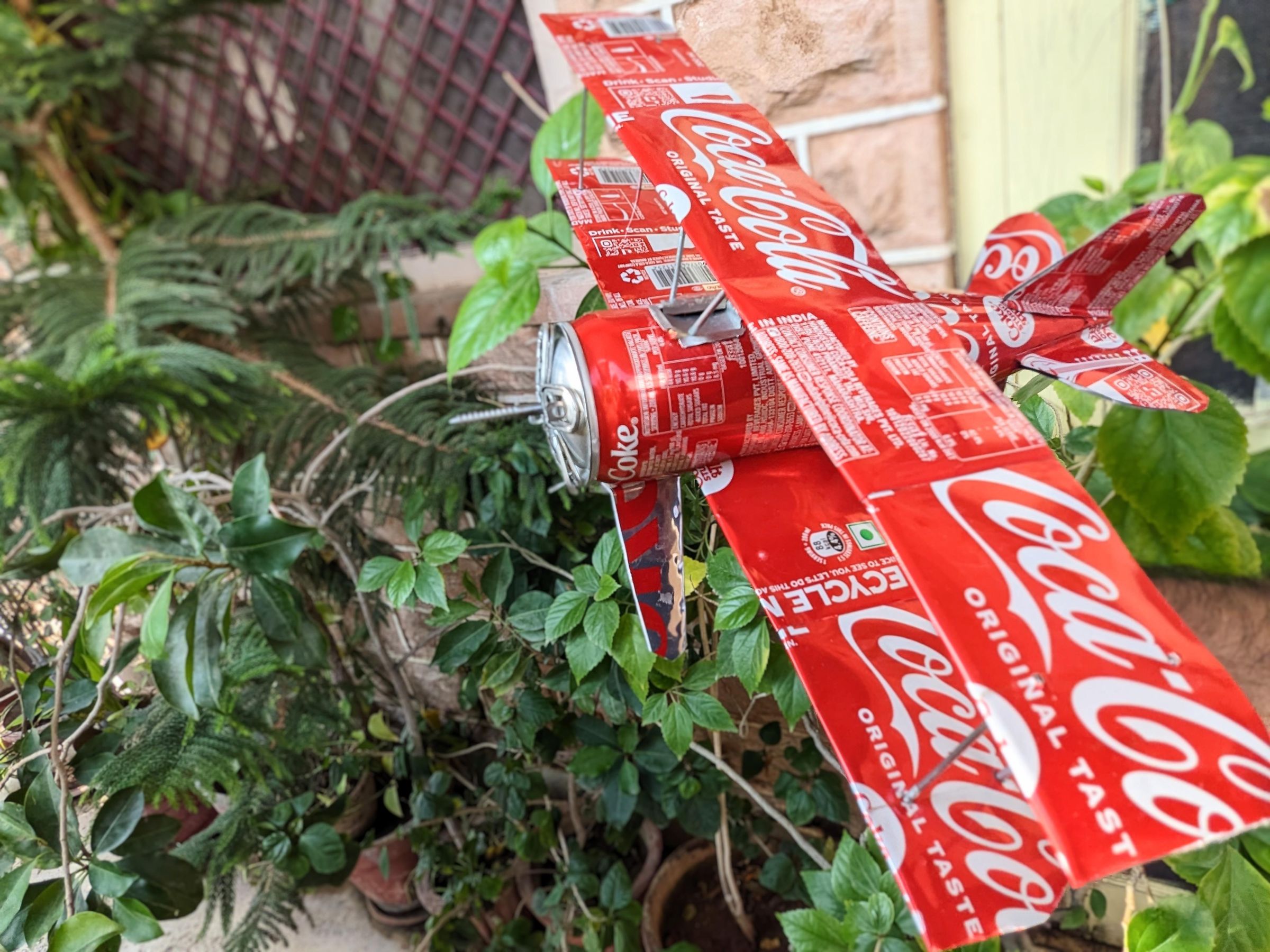 Recycled Soda Can Airplane Project for STEM Education : 8 Steps ...