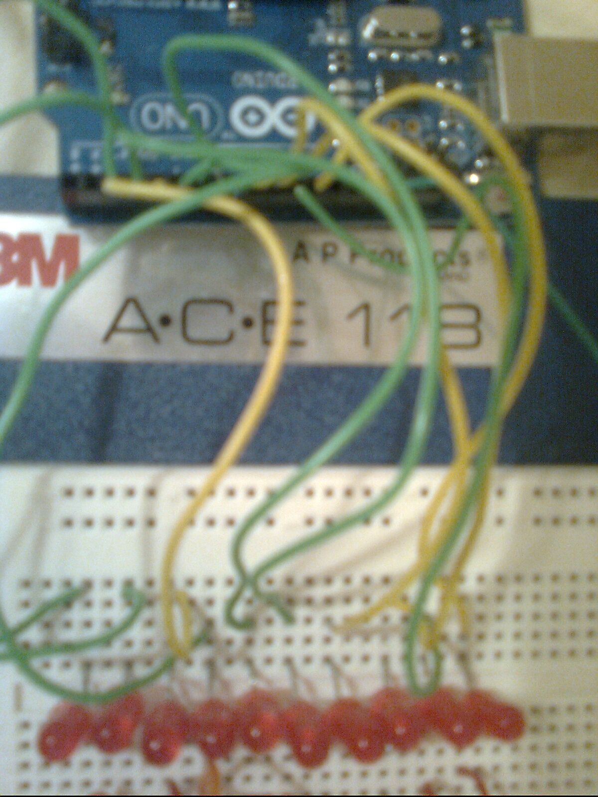 Making 1x10 LED Array With Random Patterns : 6 Steps - Instructables
