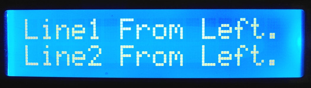 Scroll Single LCD Line : 4 Steps (with Pictures) - Instructables Scroll Single LCD Line : 4 Steps (with Pictures) - Instructables