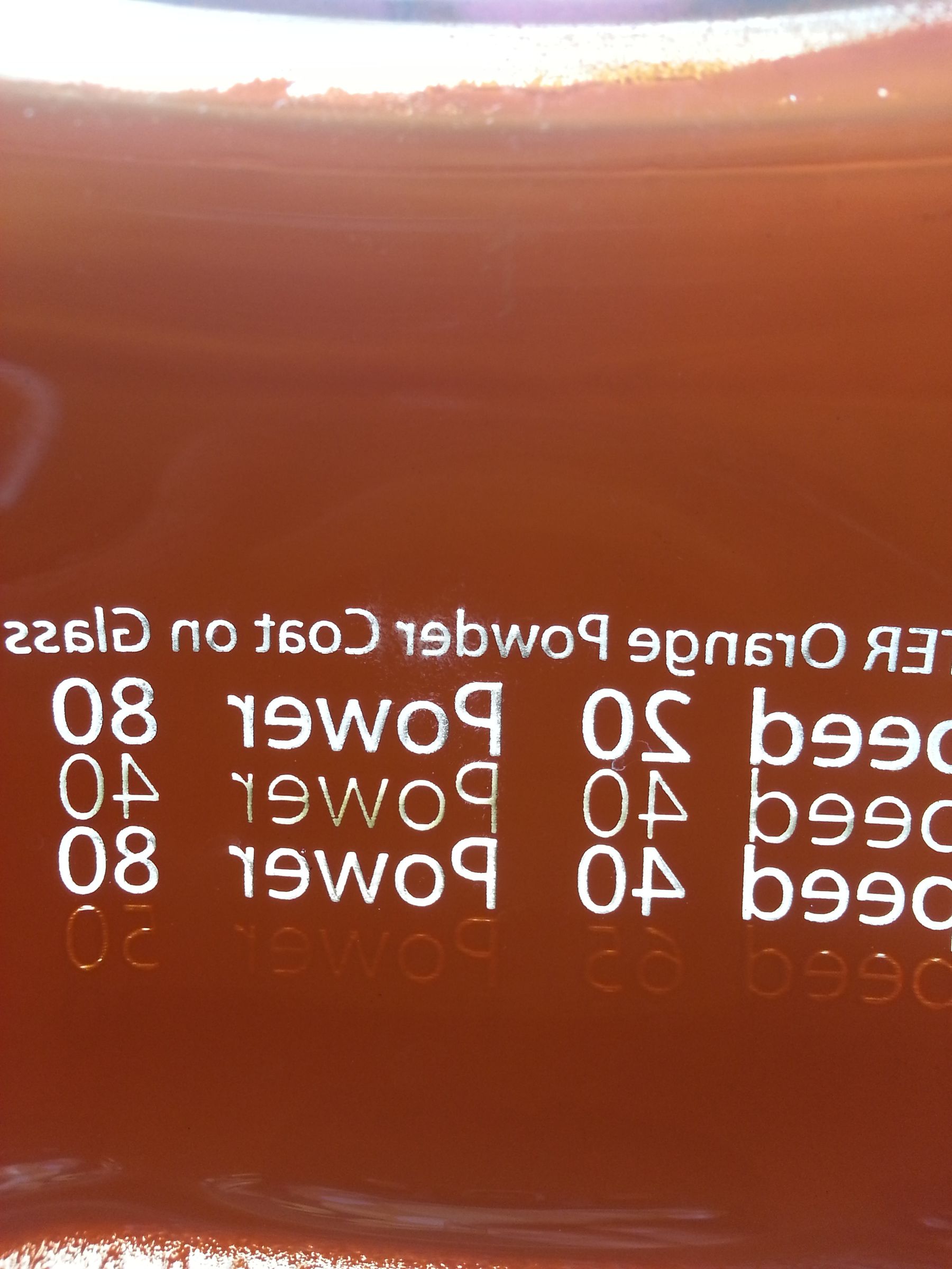 Laser Etching Into Powder Coated Glass : 6 Steps - Instructables