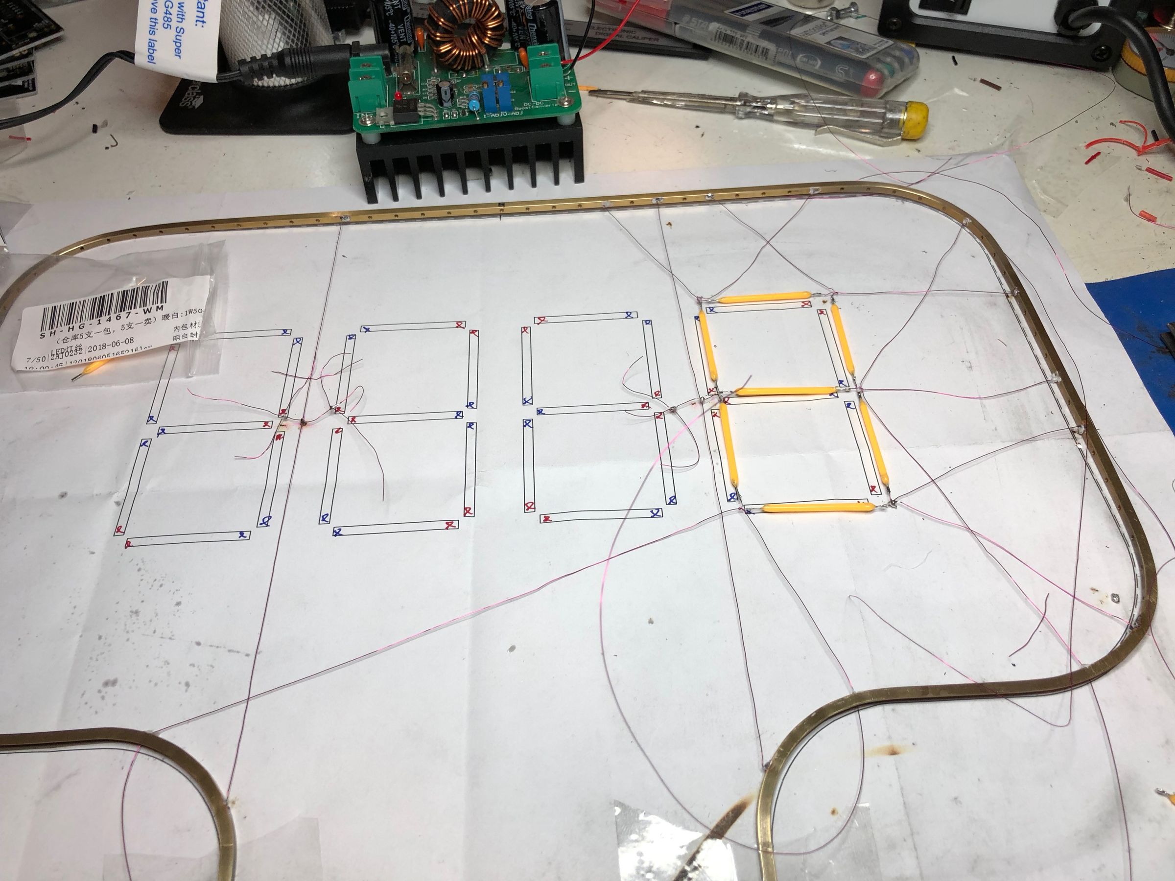 "Charlotte's Web" Style LED Filament Clock : 10 Steps (with Pictures ...