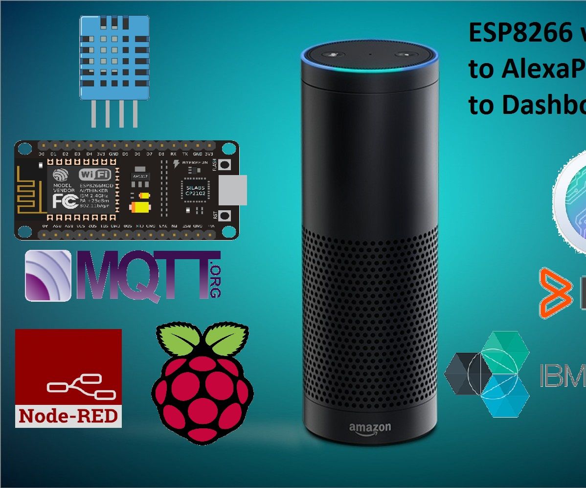 ESP8266 With DHT11 to AlexaPI to Dashboards! : 10 Steps - Instructables