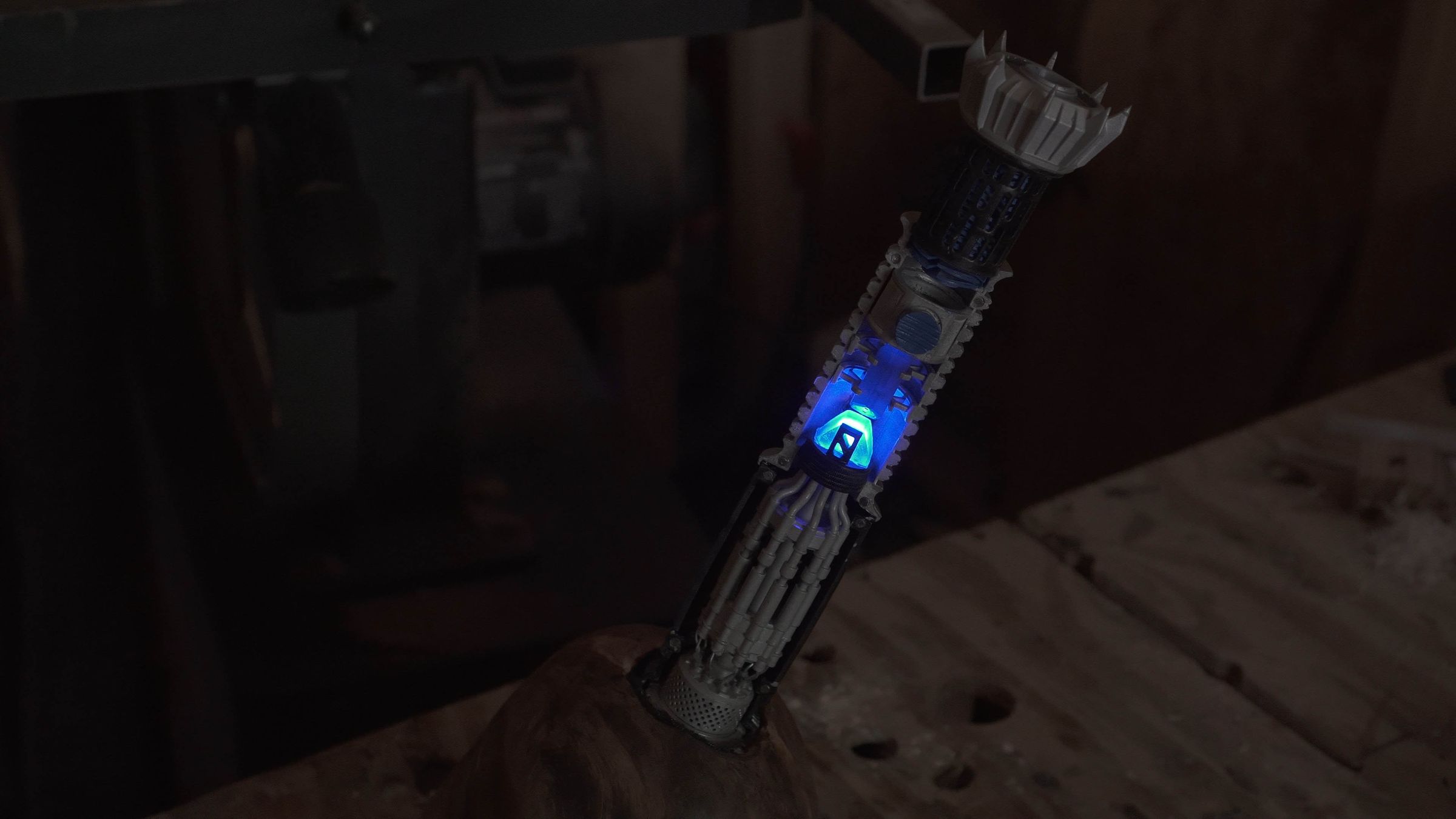 Excalibur Inspired Lightsaber in the Stone Cutaway : 15 Steps ...