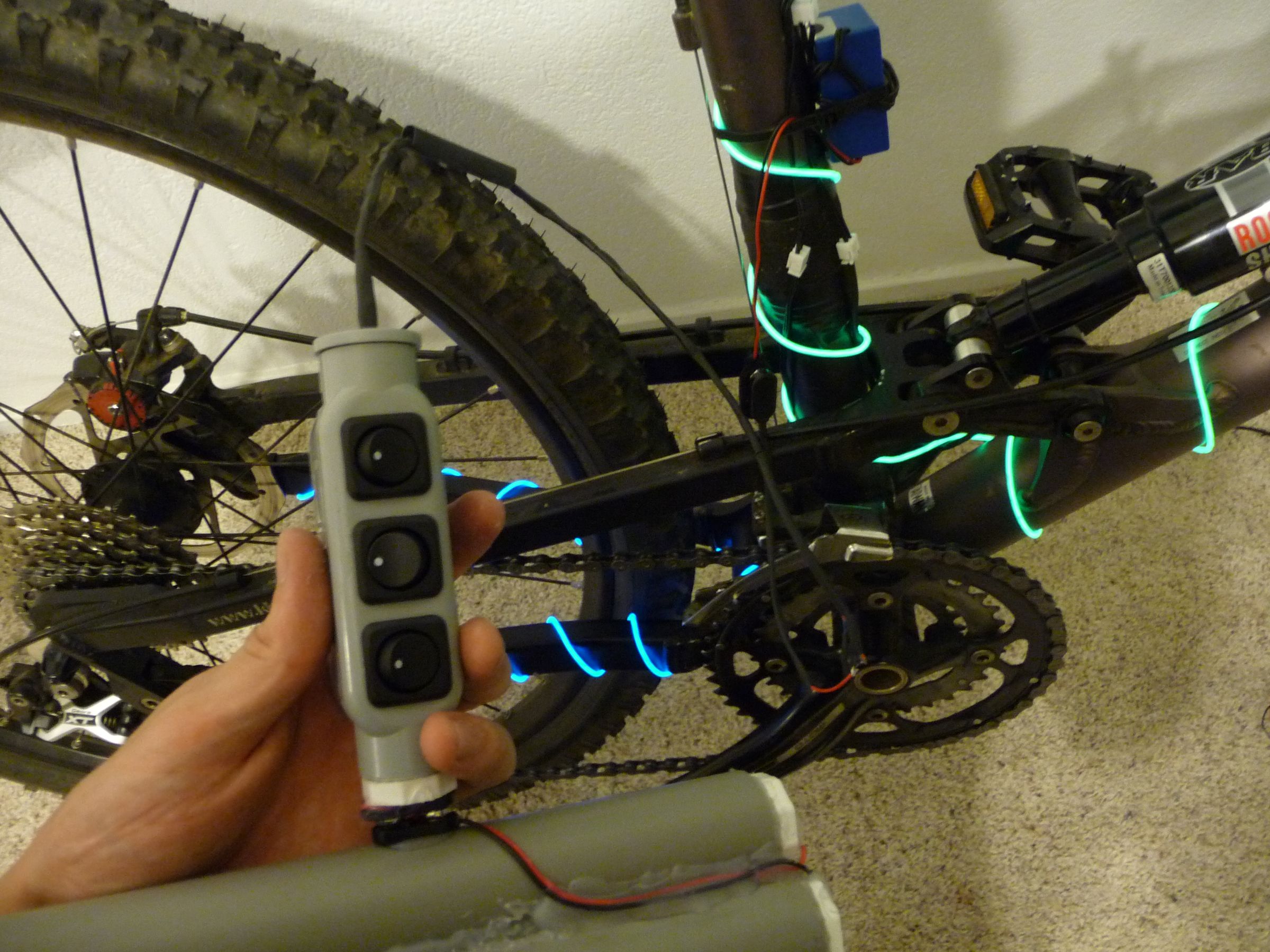 Electroluminescent Mountain Bike : 13 Steps (with Pictures) - Instructables