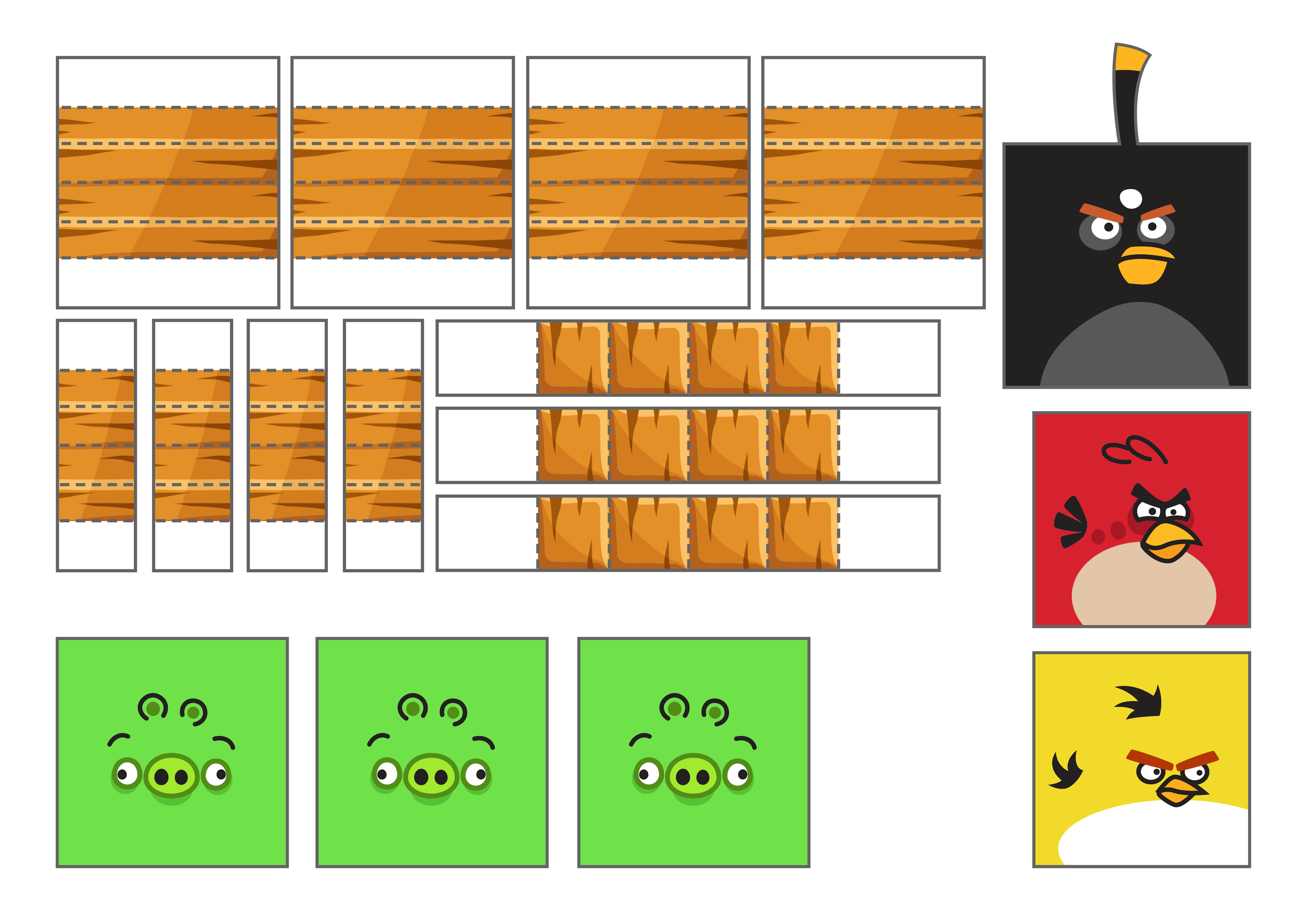 Angry Birds Paper Toy : 4 Steps (with Pictures) - Instructables