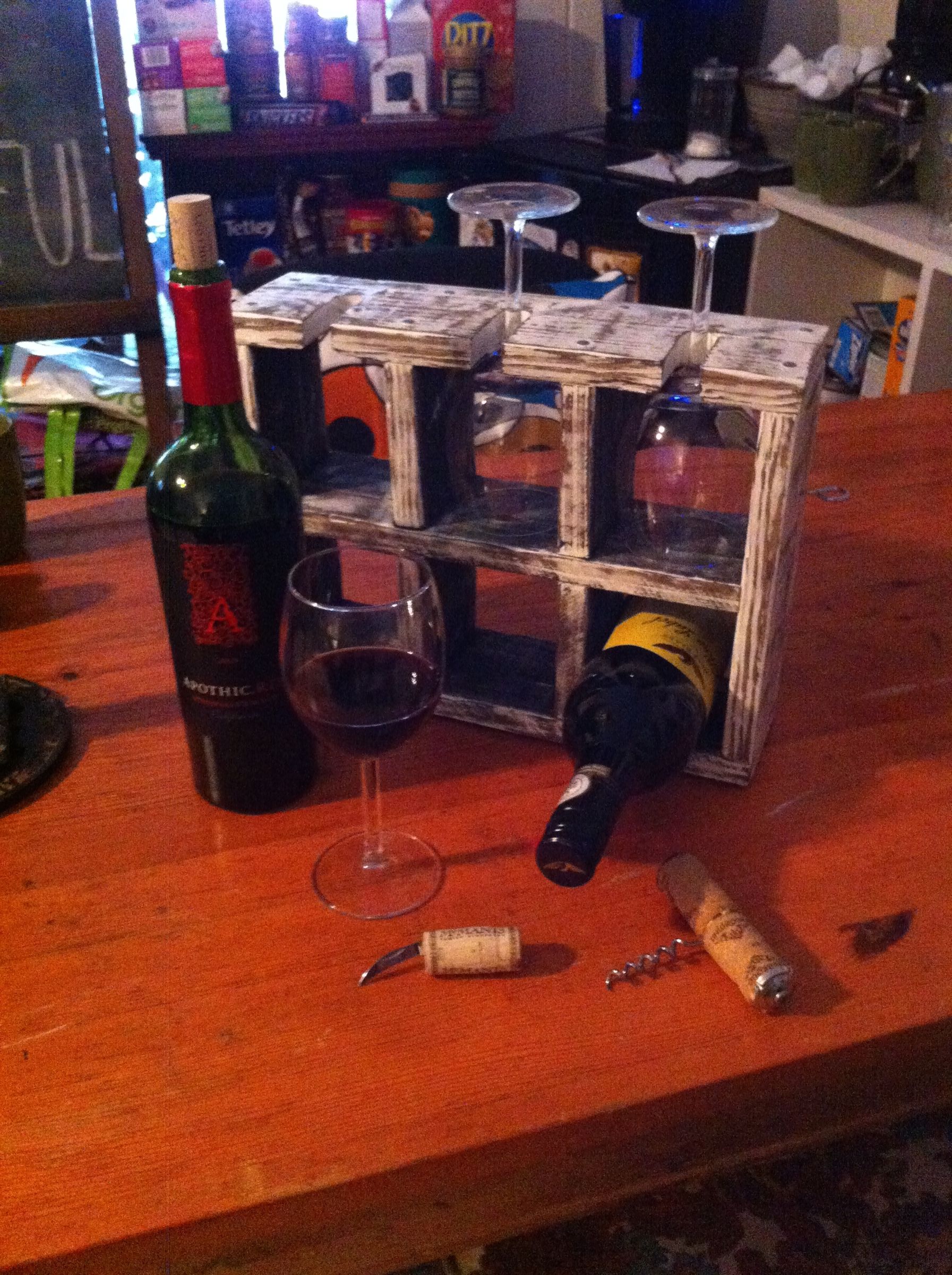 Simple Wine Rack From Pallet Wood : 7 Steps - Instructables