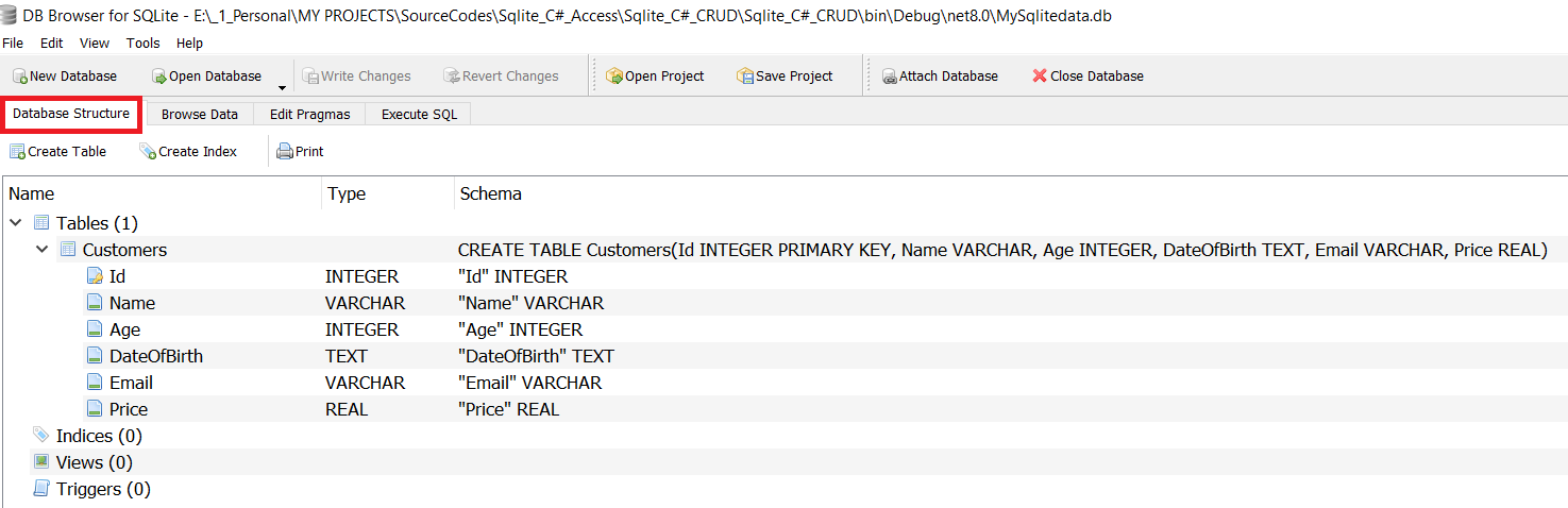 Connecting to SQLite Database and Creating Tables Using C# (Csharp) : 7 ...