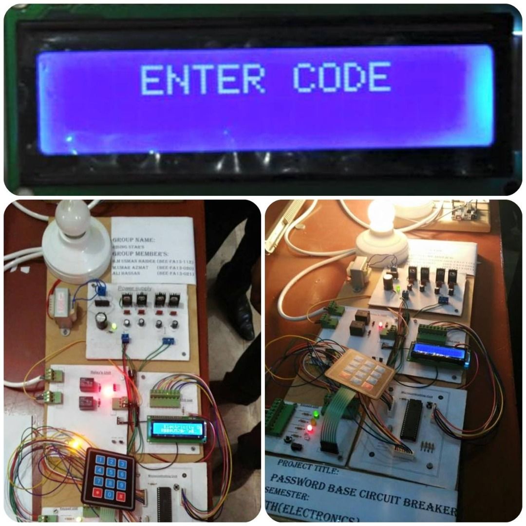 Password Based Circuit Breaker : 6 Steps - Instructables