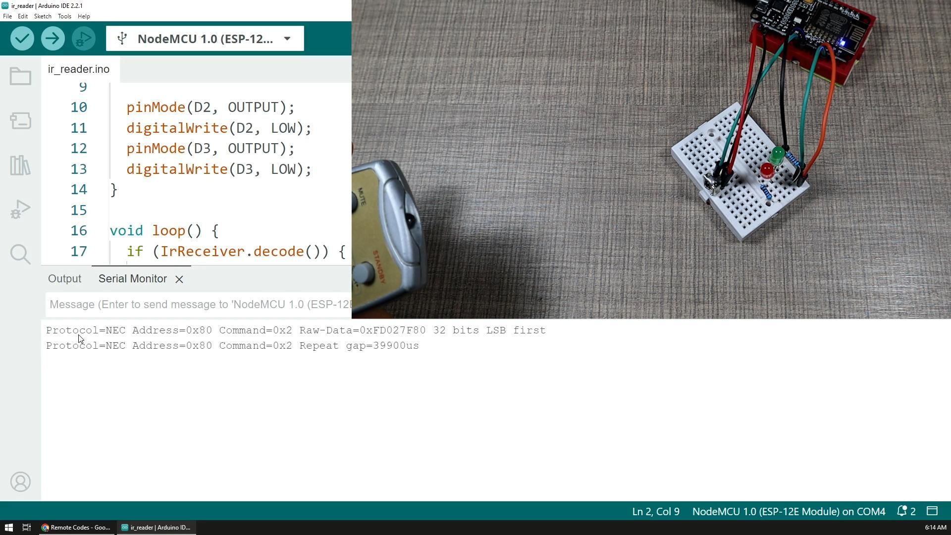 Backup Infrared Remote Codes With IR Receiver : 6 Steps (with Pictures ...