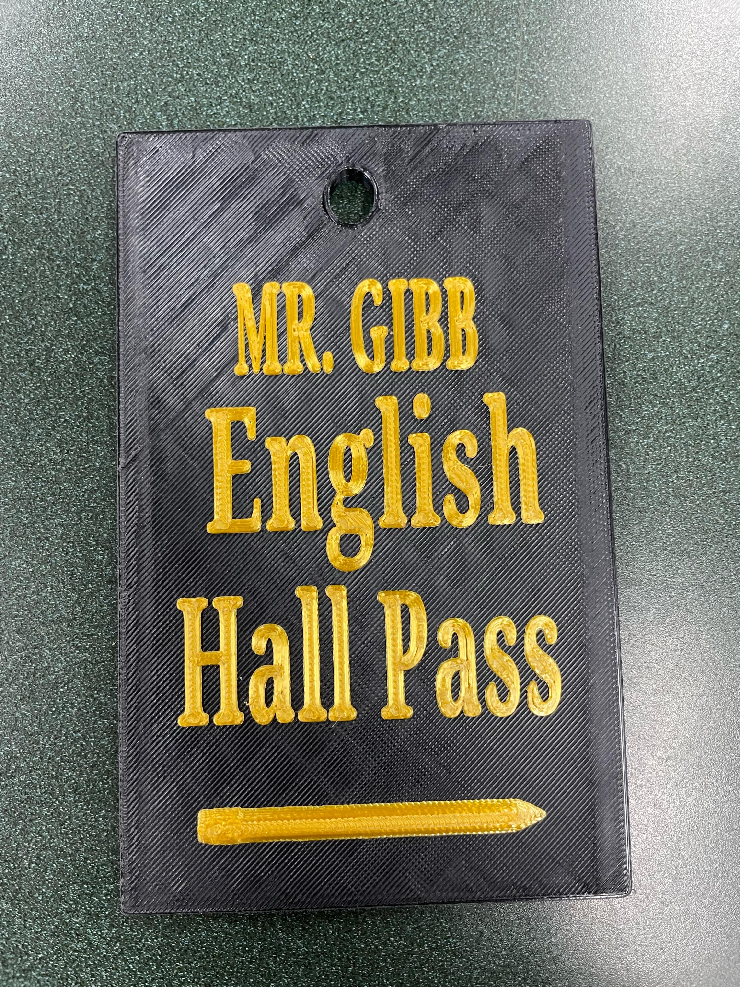Classroom Hall Pass : 3 Steps - Instructables