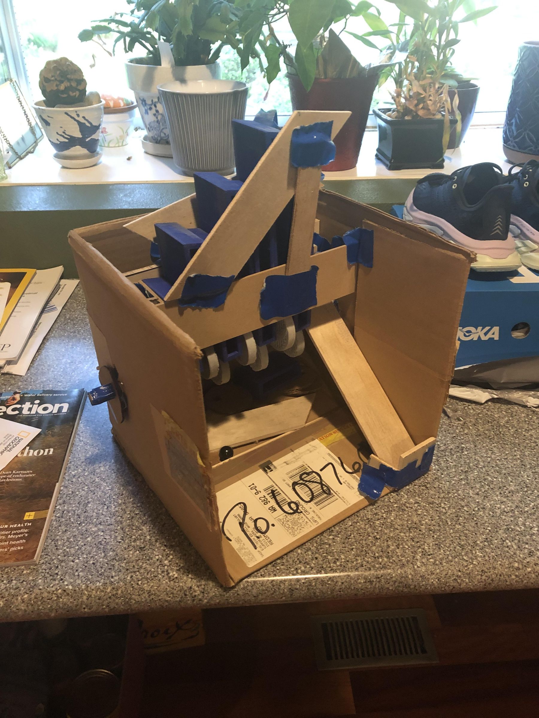 Cardboard Automata Stairs - Instructables