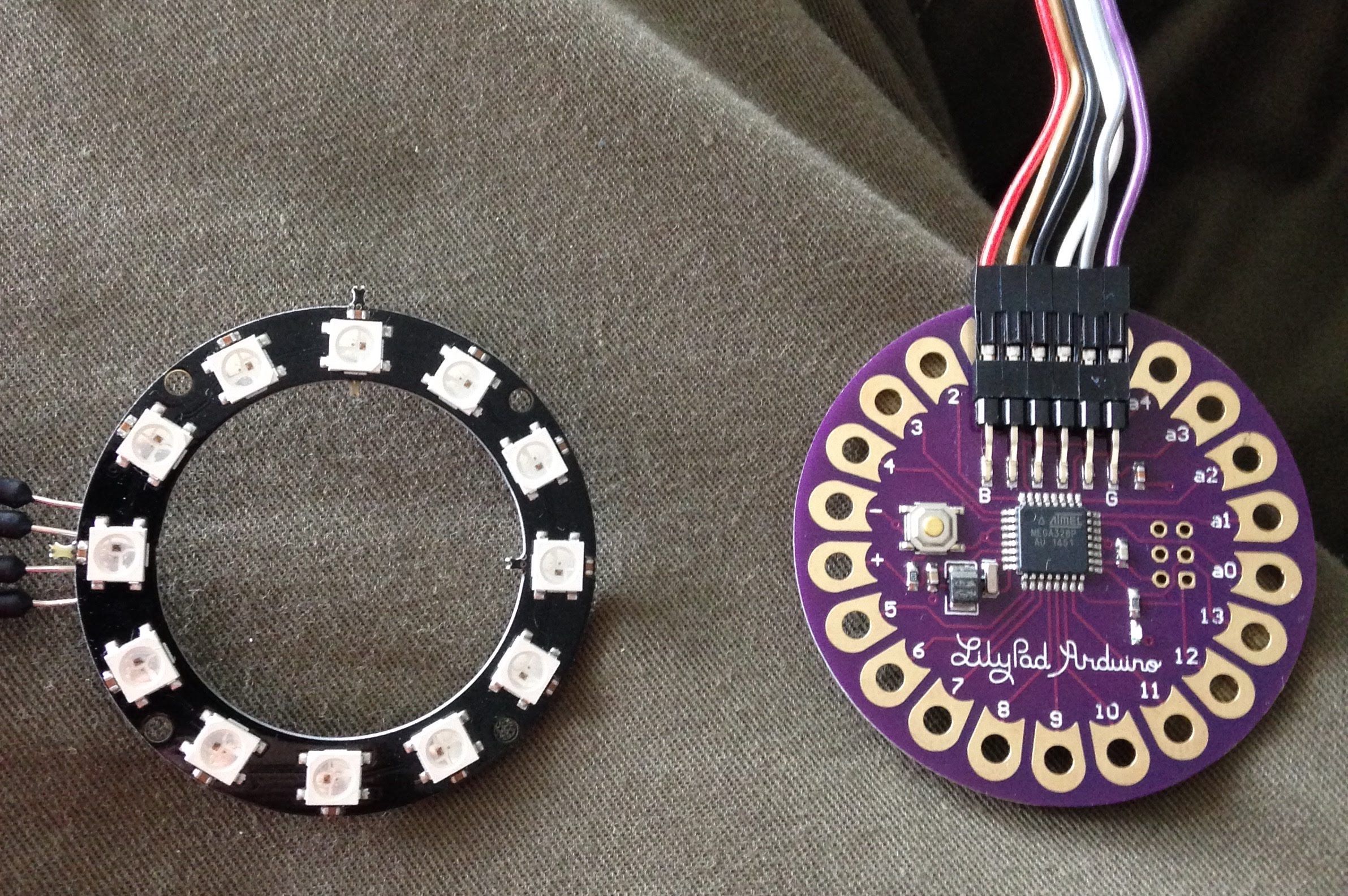 12-Bit RGB LED Ring - Lilypad Arduino - Instructables
