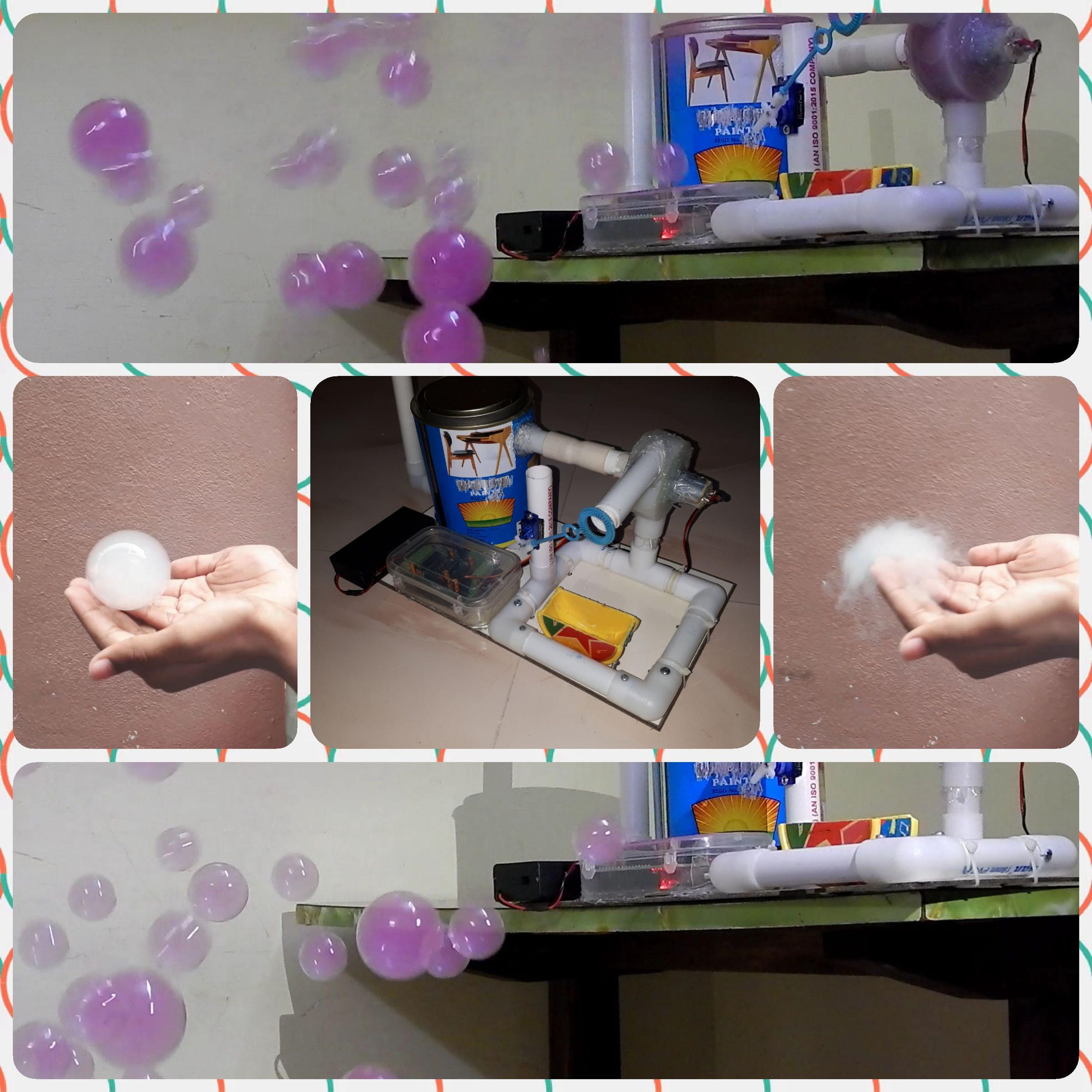 Color Smoke Bubble Machine (For Kids Safe Incense Smoke) : 22 Steps ...