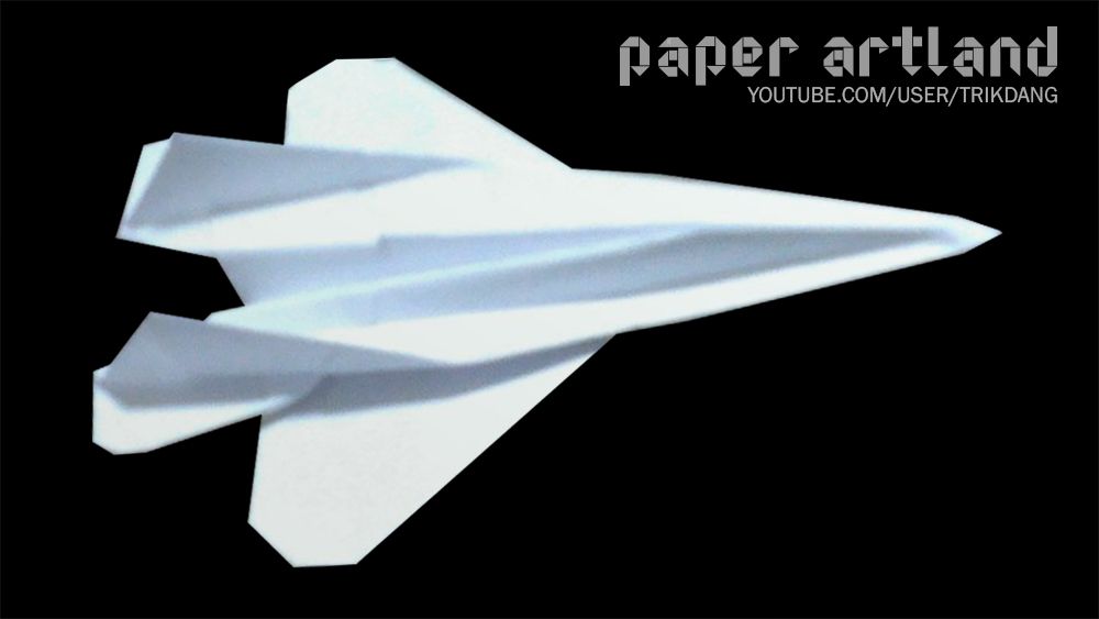 Paper Jet Tutorial: Raptor F22 | Included Flight Test - Instructables