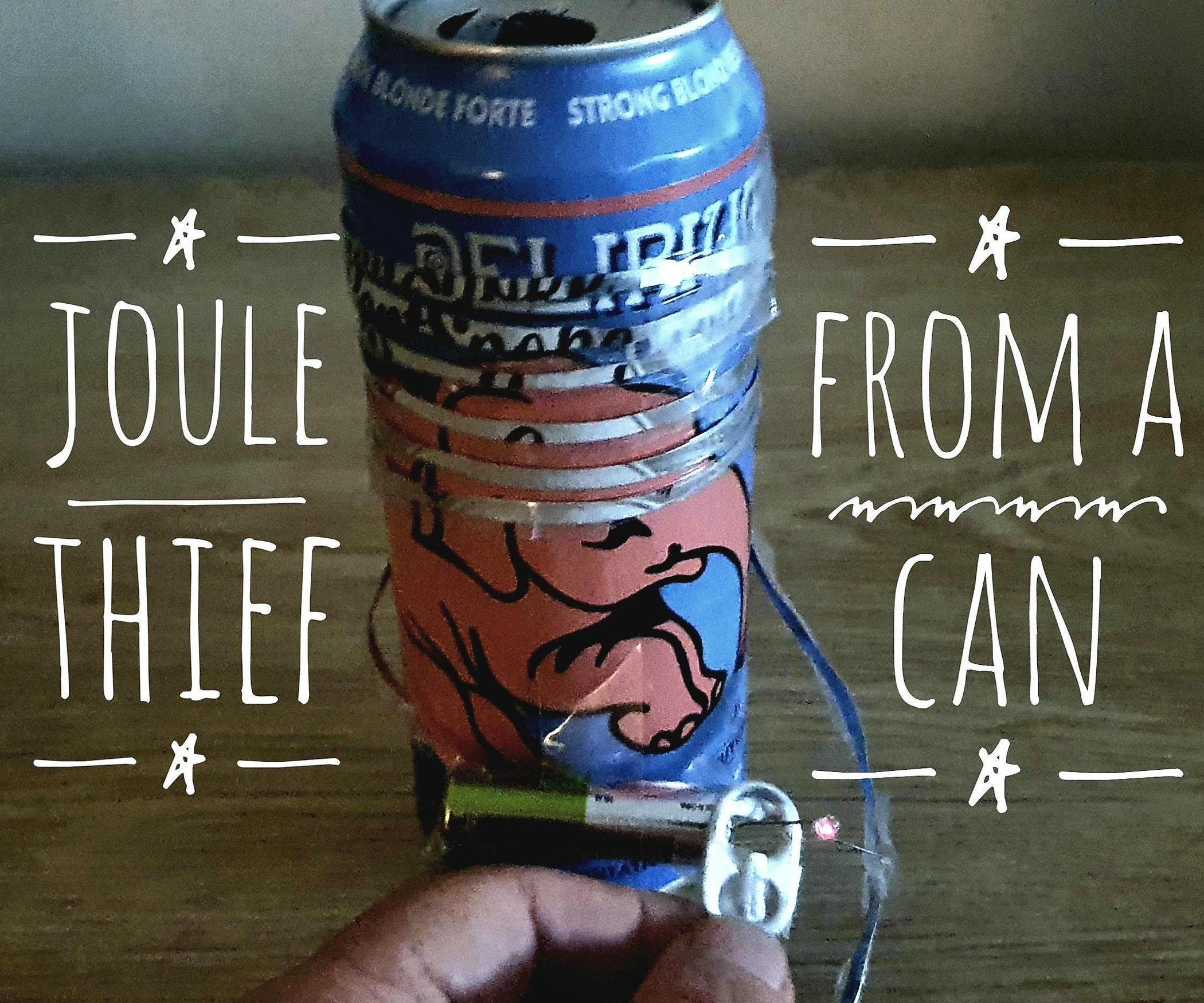 Joule Thief From a Beer Can : 4 Steps (with Pictures) - Instructables
