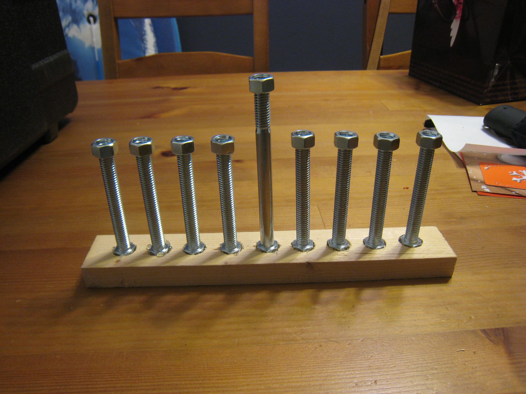 Construct Your Own Menorah : 3 Steps - Instructables