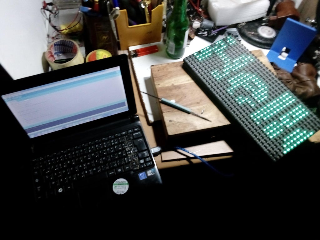 P10 Led Dmd Using Arduino Nano V3 4 Steps Instructables 6582