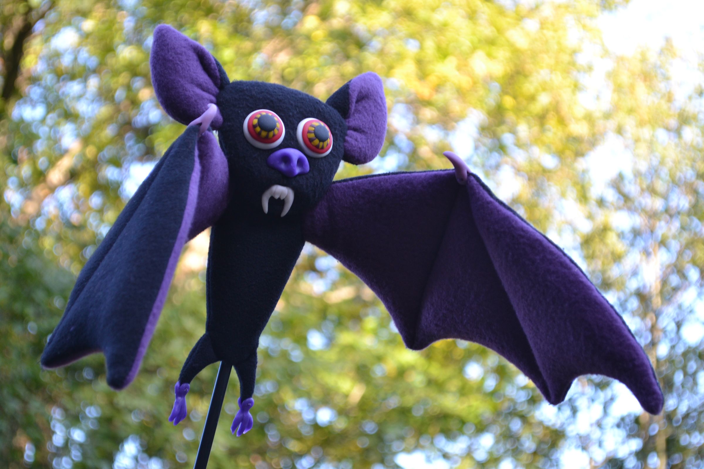 Bat on a Stick Puppet : 16 Steps (with Pictures) - Instructables
