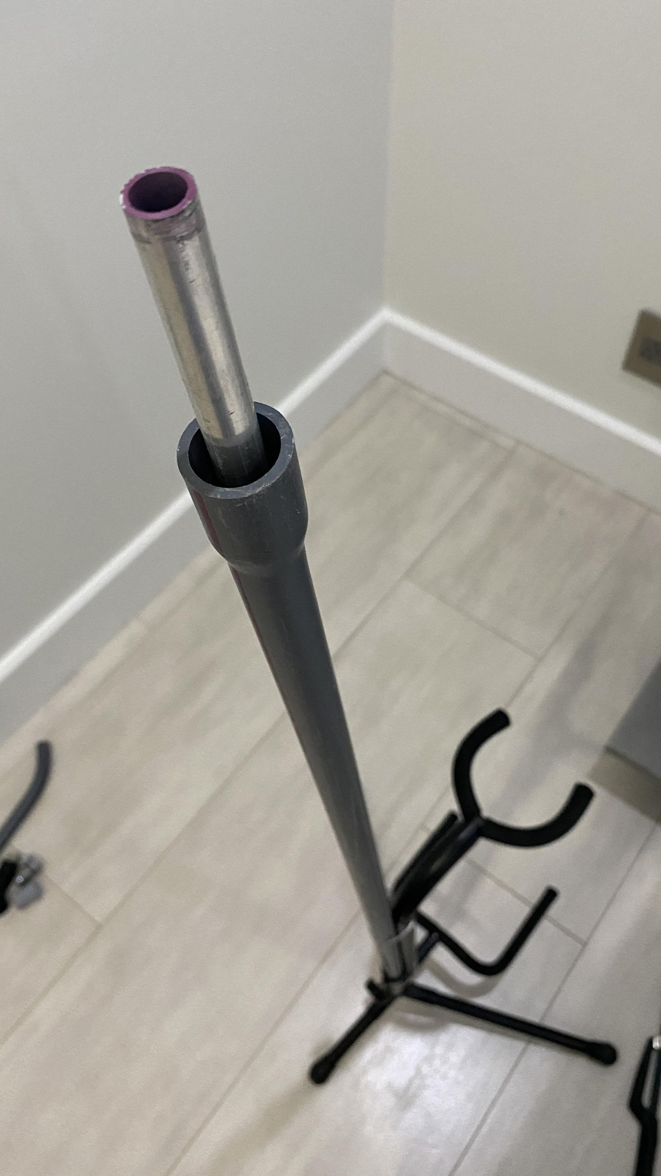 DIY Mic Stand - Turn Your Guitar Stand Into Combo Guitar/mic Stand. : 3 ...