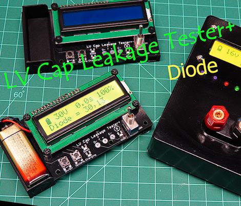 Low Voltage Capacitor Leakage Tester+ Diode Zener Tester to 30v : 9 ...