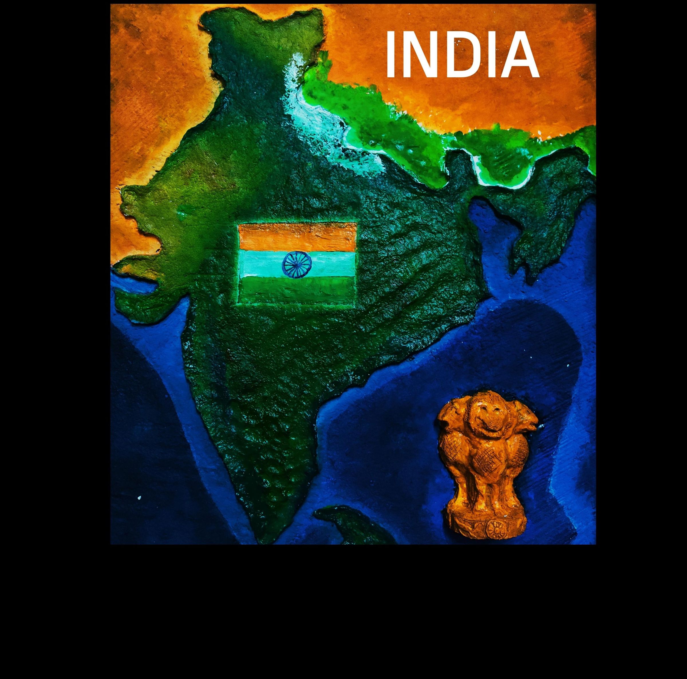 Map of India With Paper Mache : 6 Steps (with Pictures) - Instructables