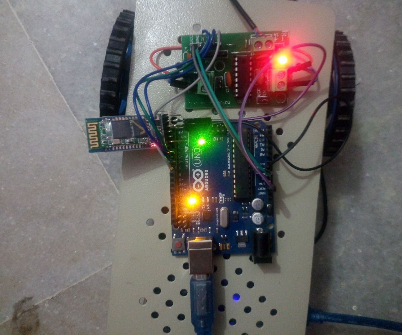 Bluetooth Control Robot 3 Steps With Pictures Instructables