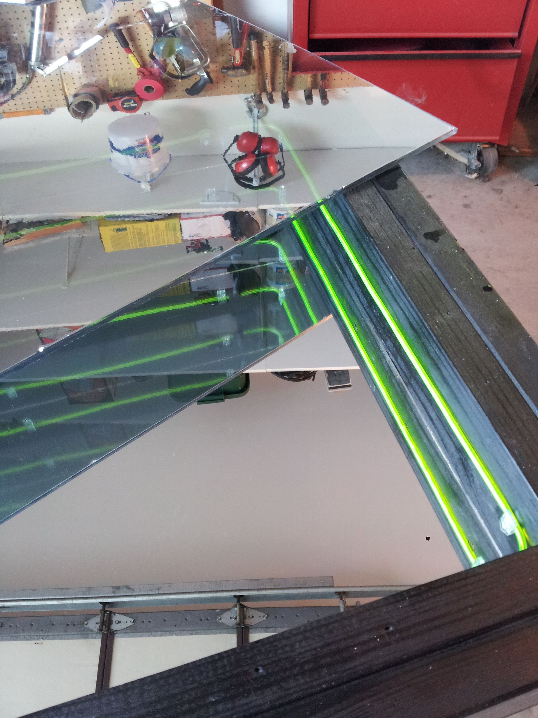 EL Wire Infinity Pong Table : 5 Steps (with Pictures) - Instructables