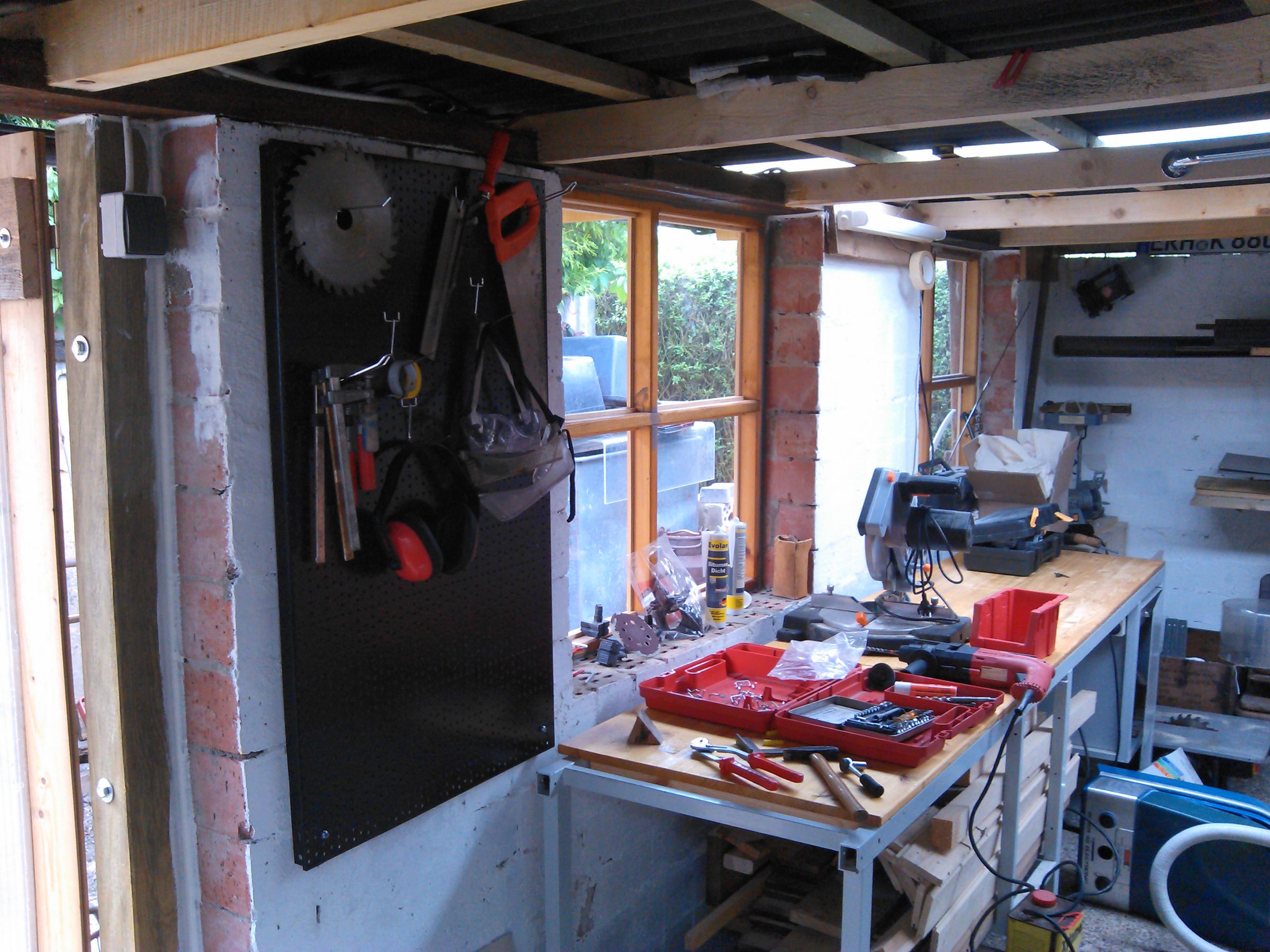 Building a Tool Wall Mount With an Old Storage Rack Back - Instructables