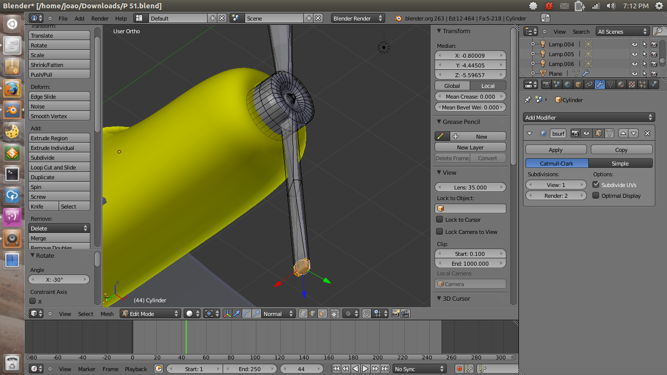 Modelling in Blender: Airplane Part 1 : 8 Steps - Instructables