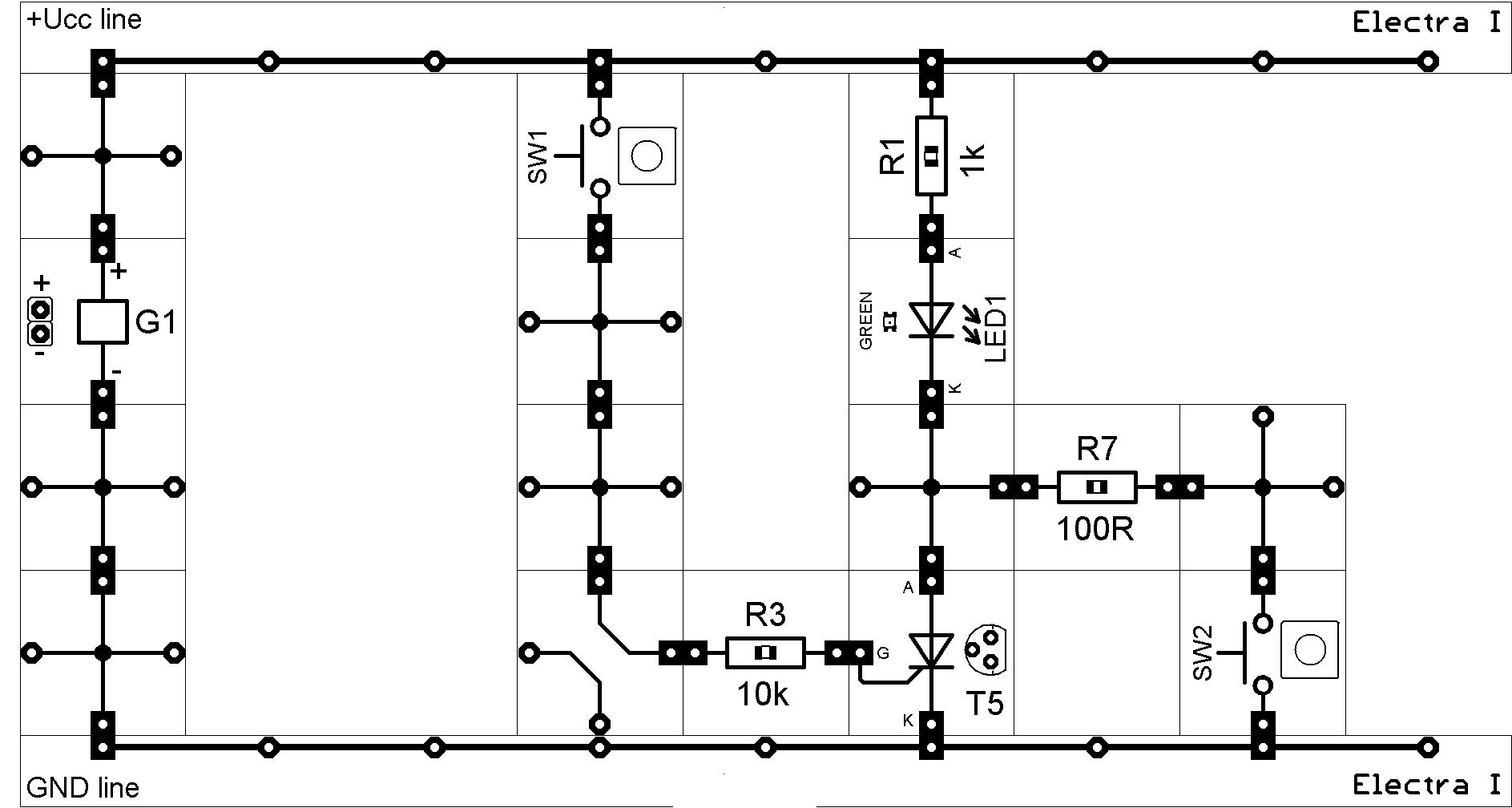 22 Basic Electronics Circuits Made With Electra I - Modular Electronics ...