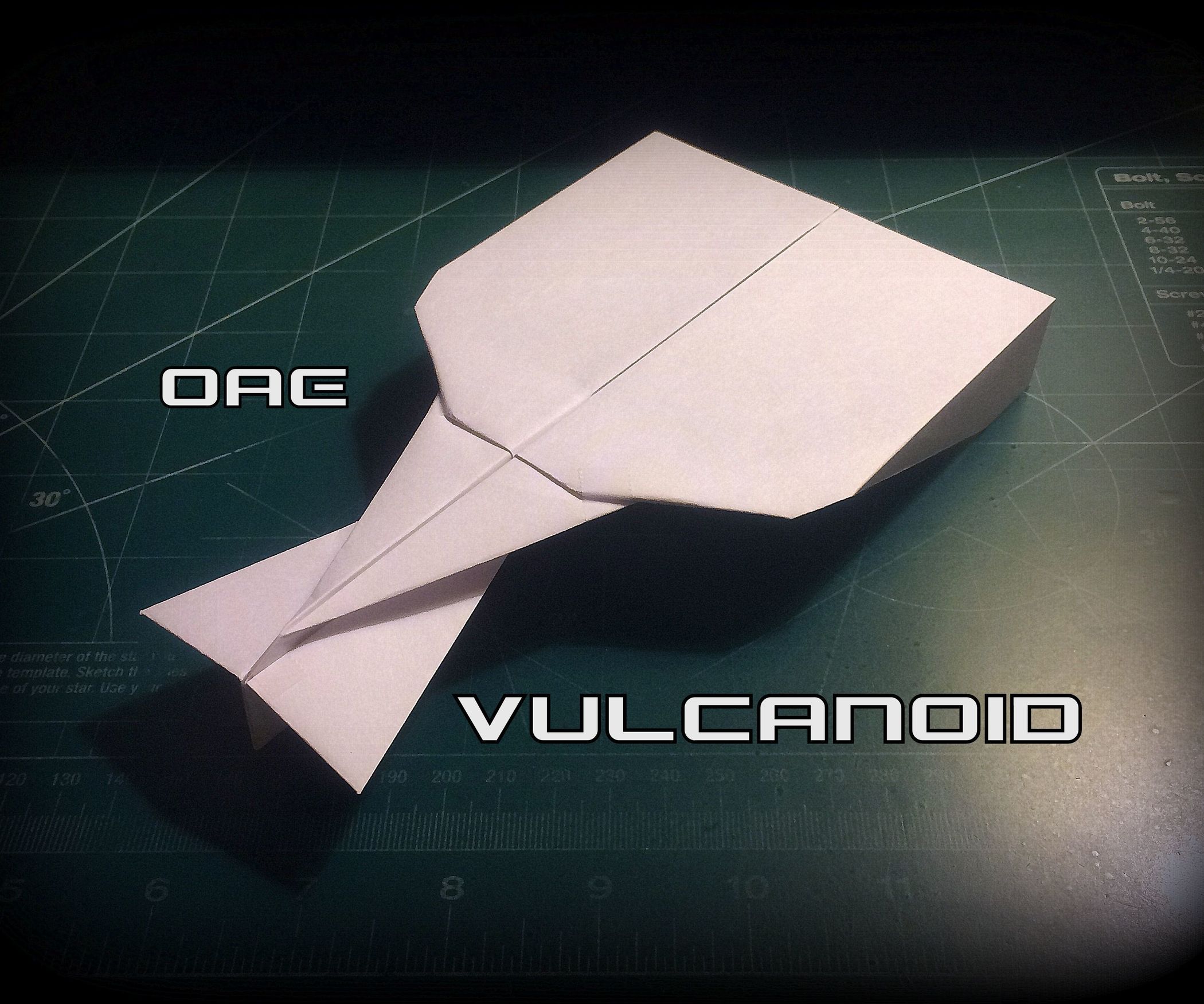 How to Make the Vulcanoid Paper Airplane : 5 Steps - Instructables