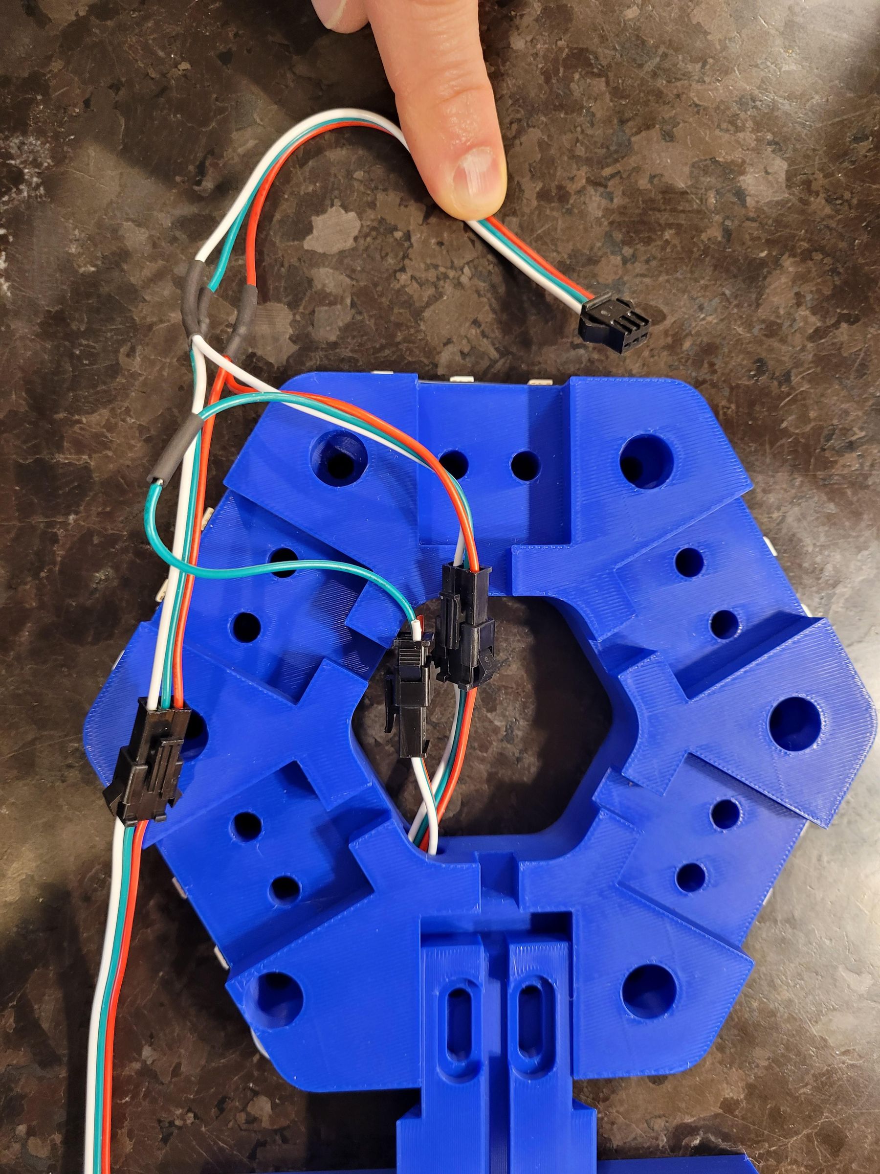 Wooden Hexagon Backlit Panels W/Animated LED Strips : 6 Steps (with ...