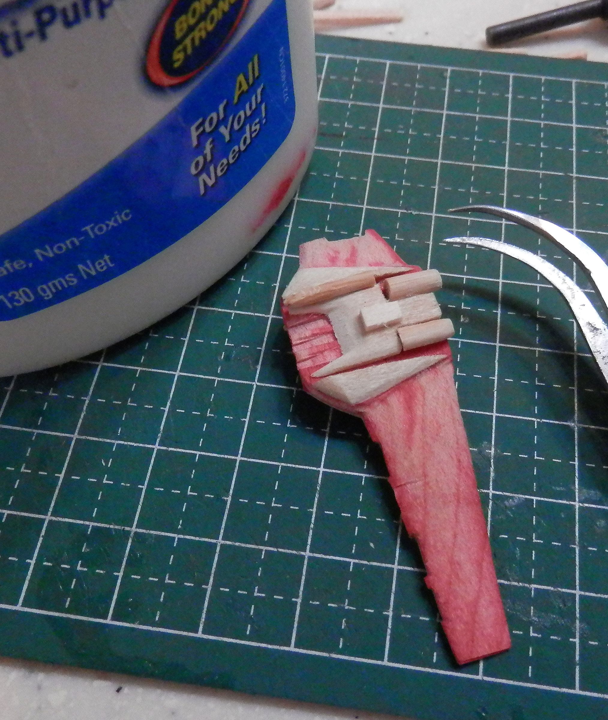 Mini B-Wing Popsicle Stick Model : 8 Steps (with Pictures) - Instructables