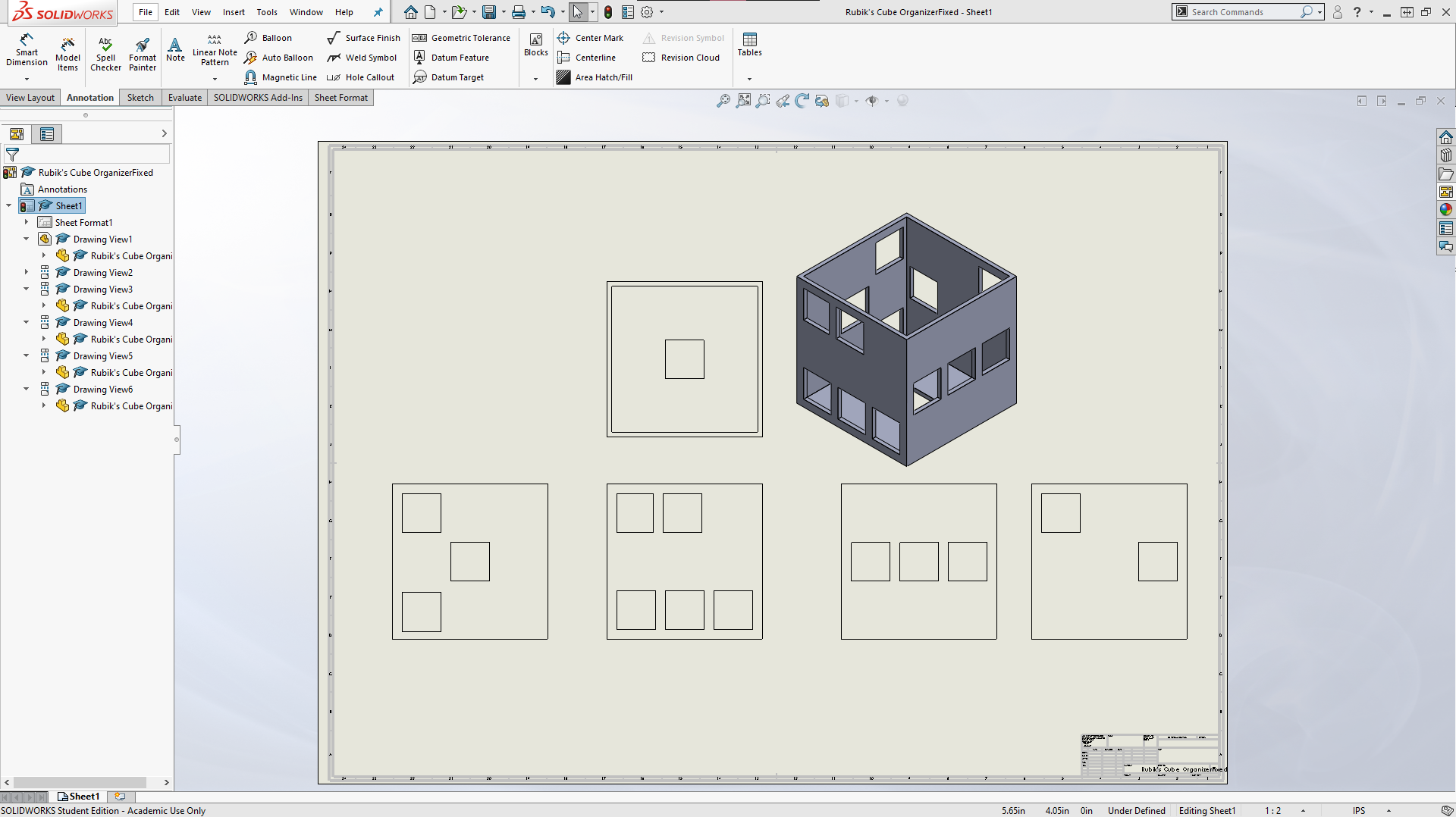 Giant Rubik's Cube Drawer Box : 9 Steps (with Pictures) - Instructables