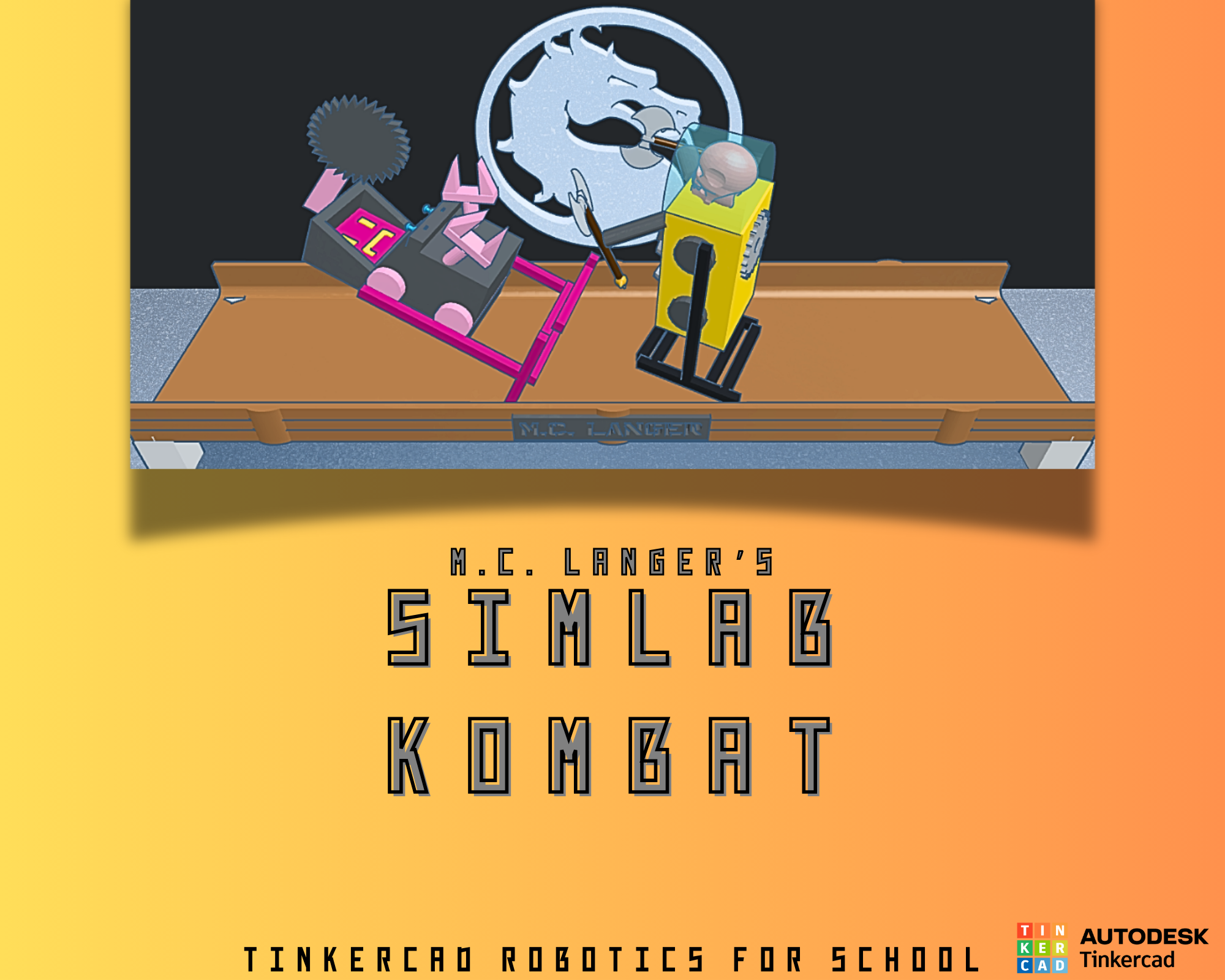 Tinkercad Robotics for School: SIMLAB KOMBAT! (virtual Walking Robots ...