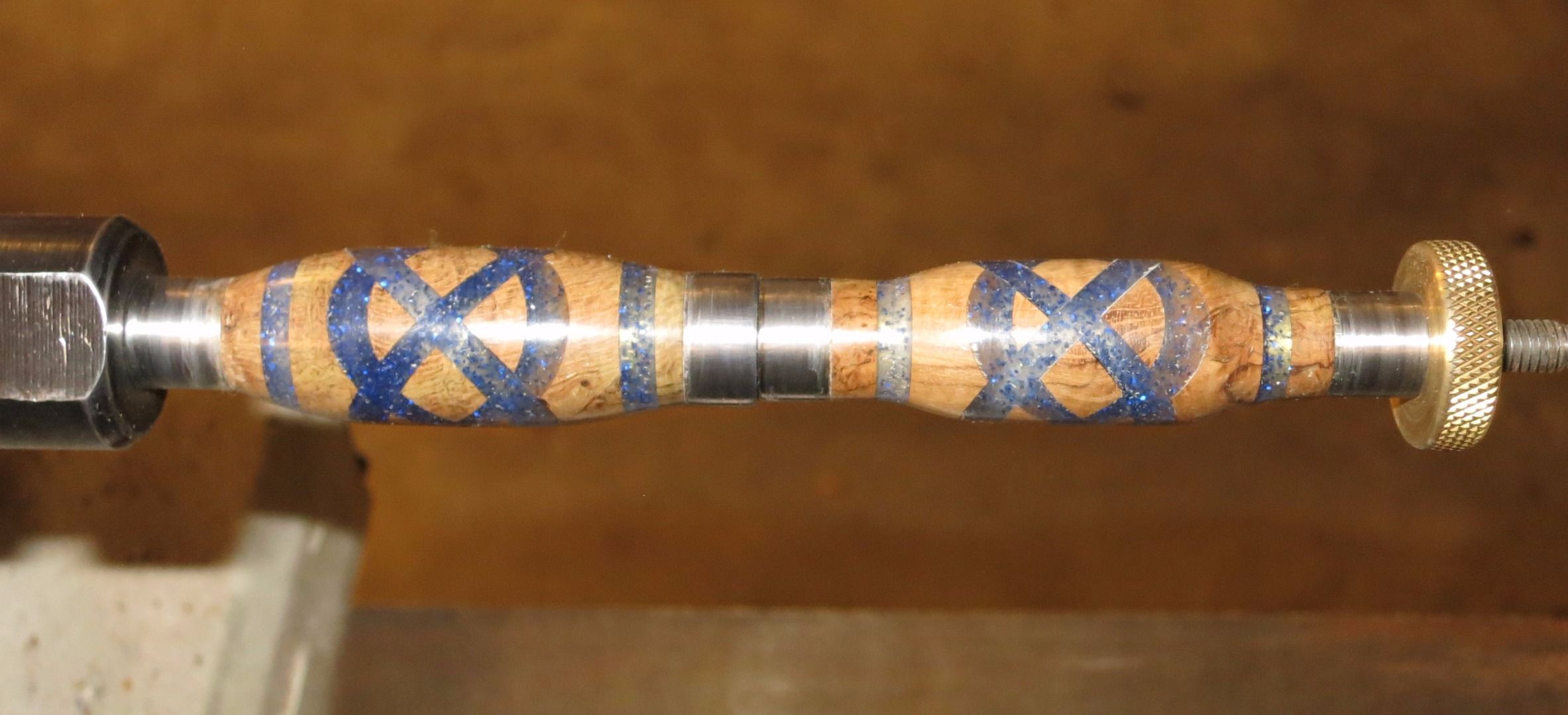 Turn a Segmented Pen W/ Glitter Casting : 6 Steps (with Pictures ...