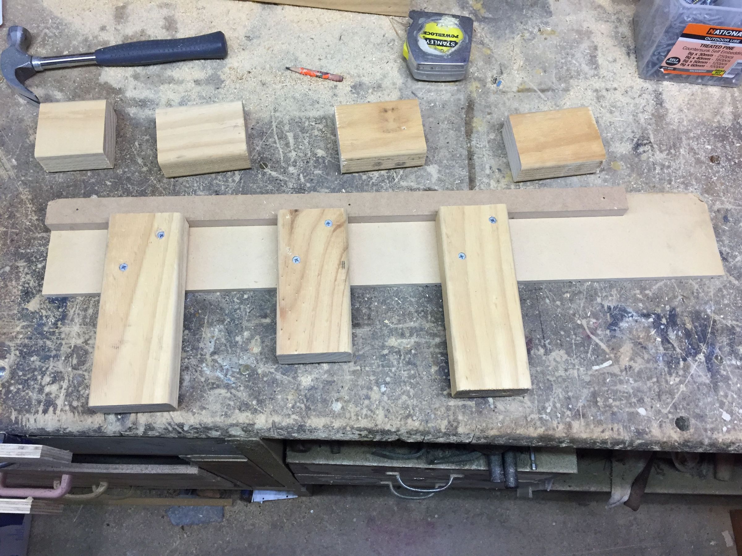 Easy Wall Mount Timber Storage Rack : 4 Steps (with Pictures ...