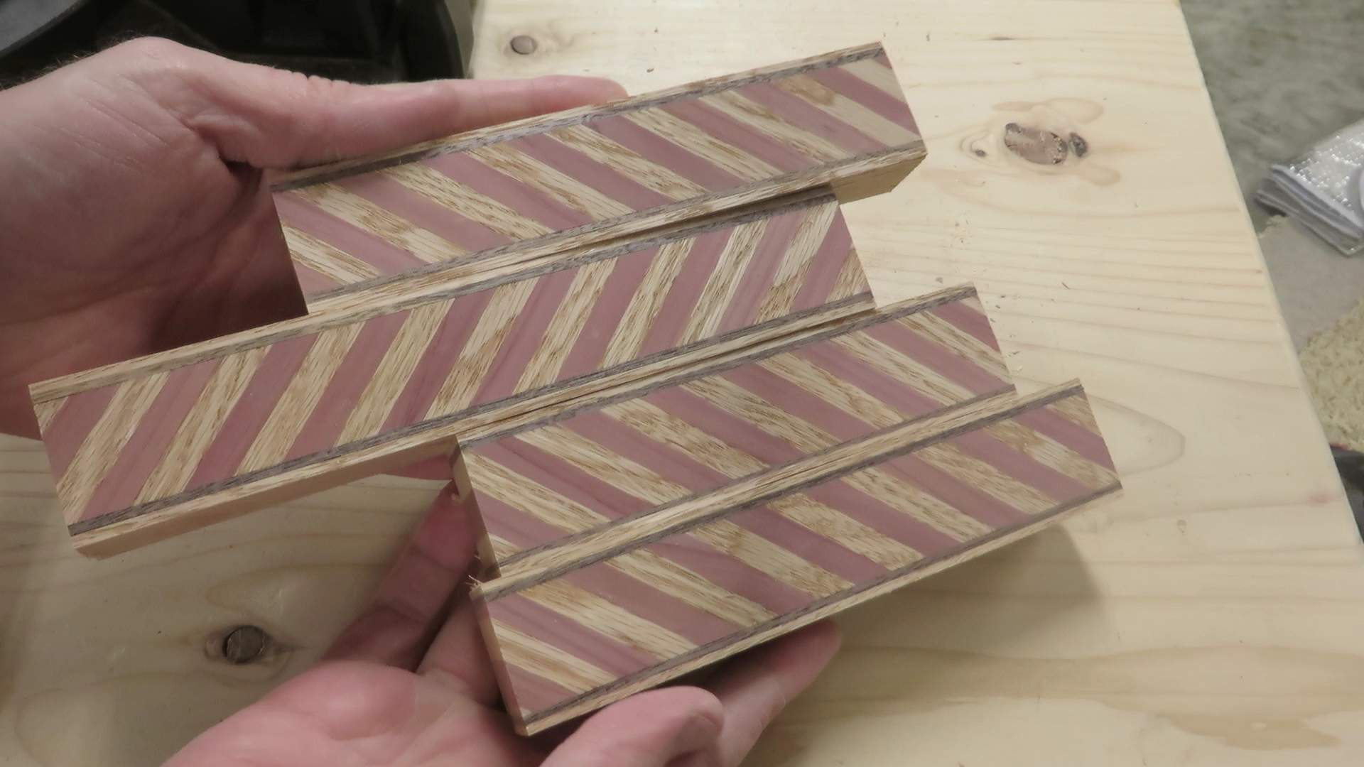 Ribbon Box With Candy Cane Striped Inlay : 10 Steps (with Pictures ...