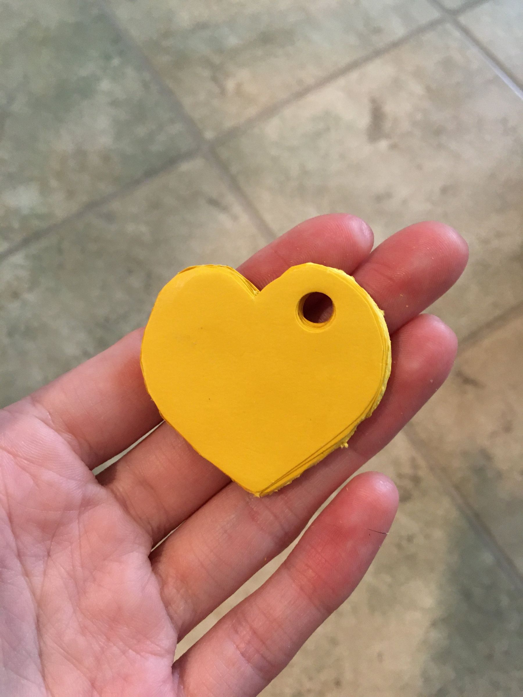 Paper Mache Heart Keychain : 5 Steps - Instructables